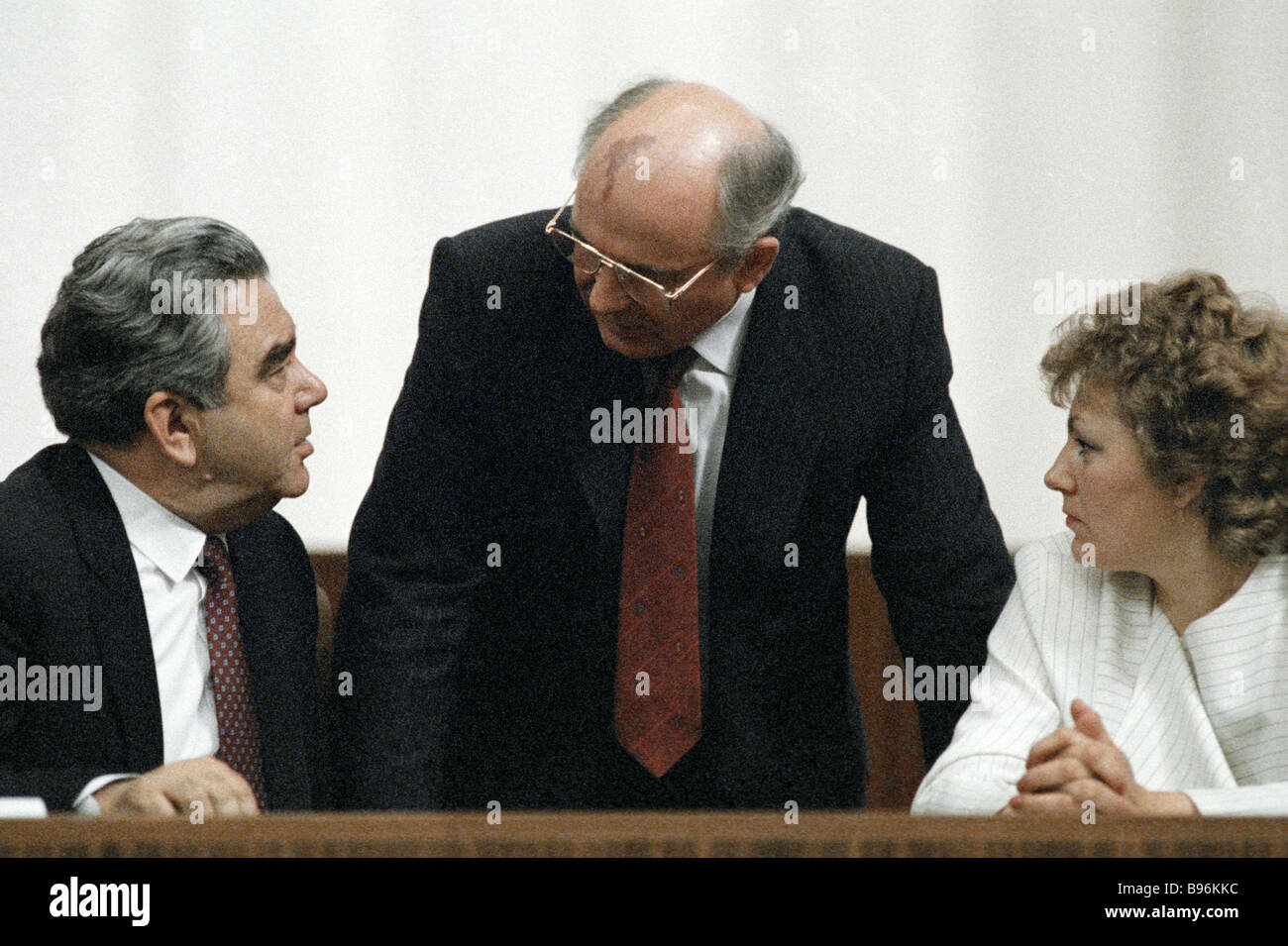 The CPSU CC General Secretary U S S R Supreme Soviet chairman Mikhail ...