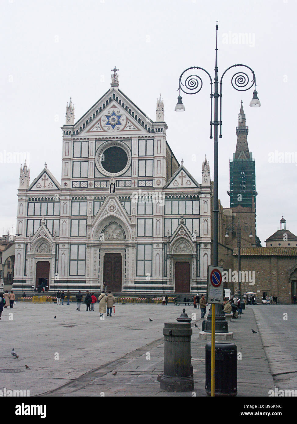 The Santa Croce Cathedral in Florence Stock Photo - Alamy