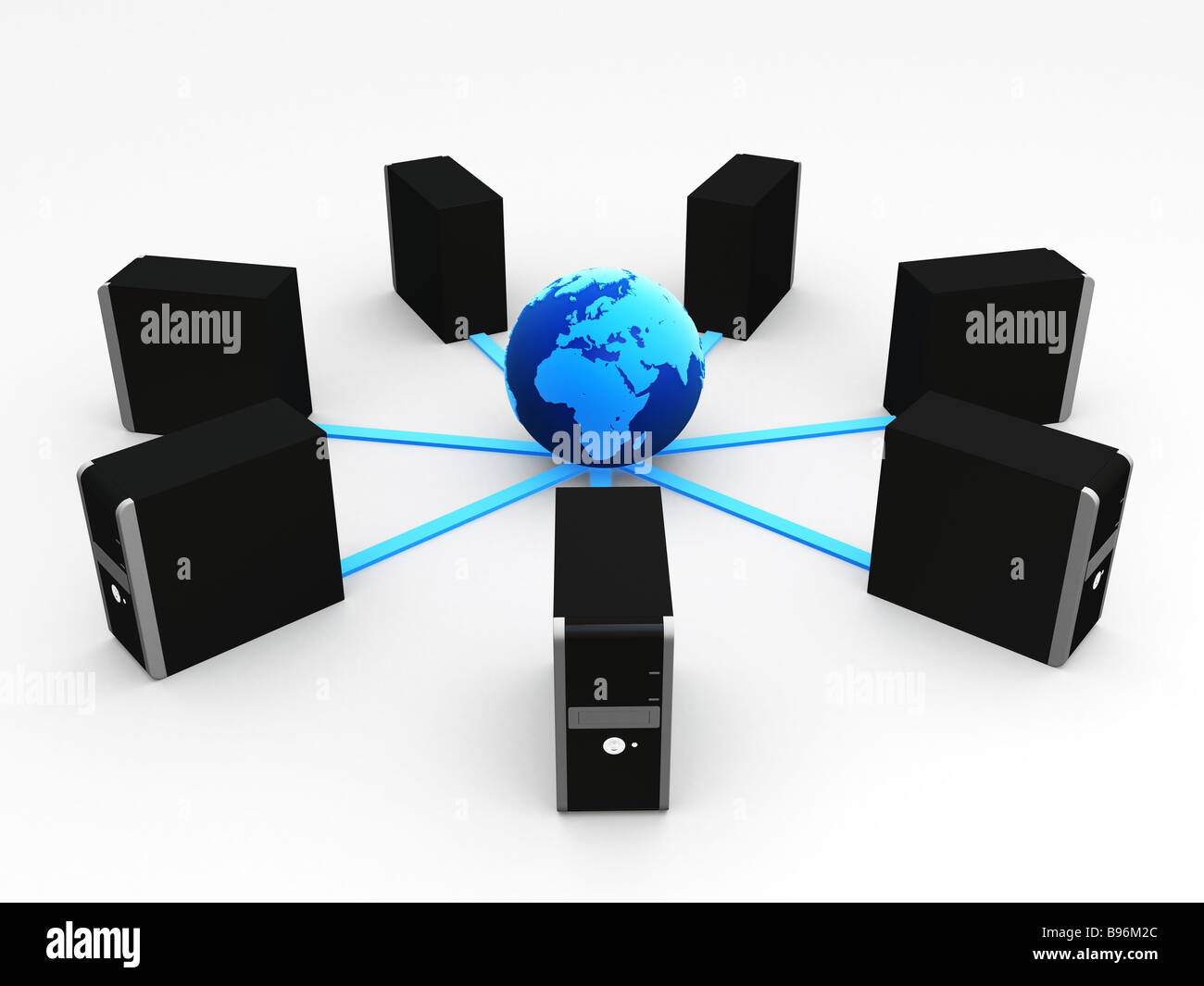 Network generated Cut Out Stock Images & Pictures - Alamy