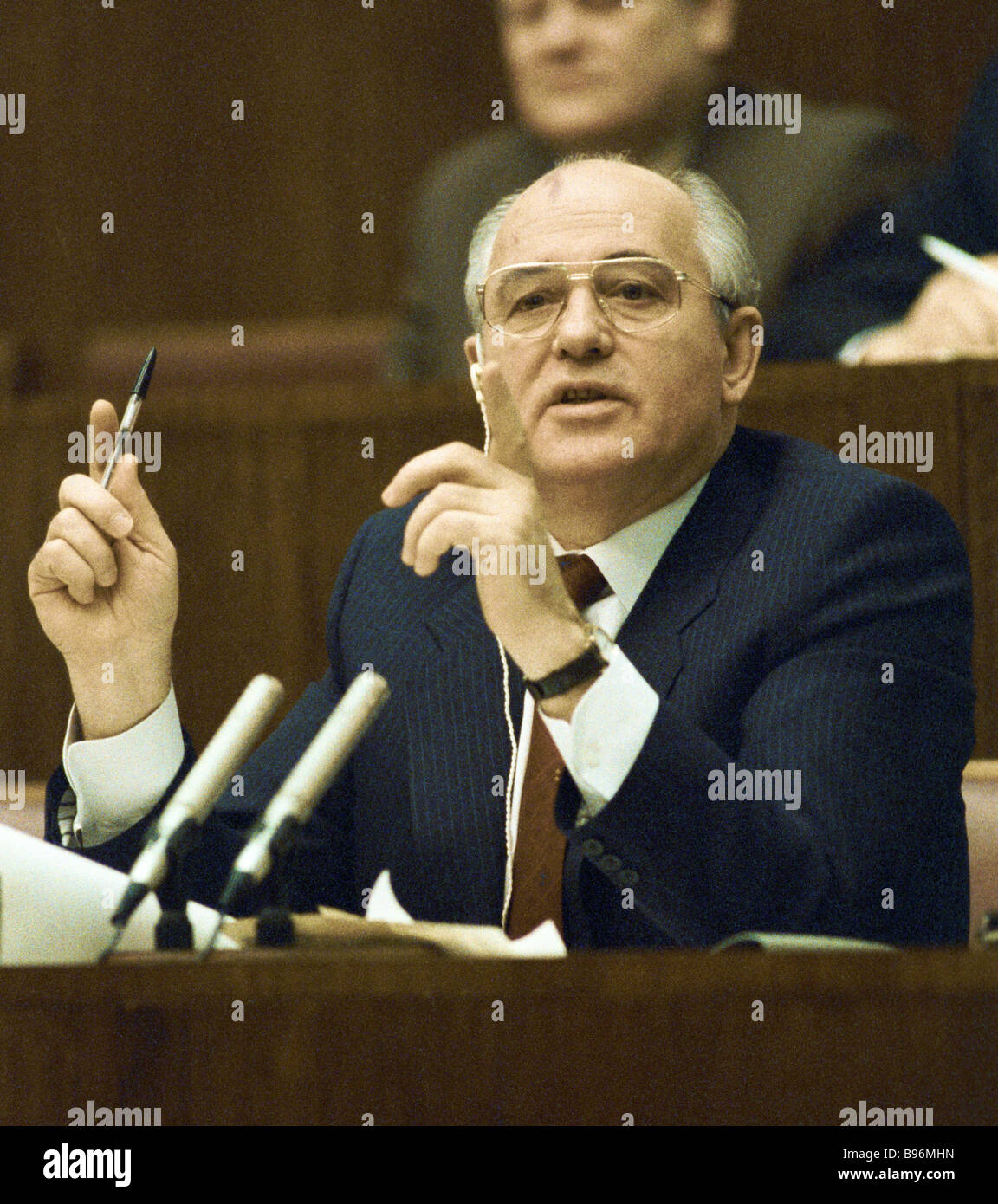 Mikhail Gorbachev General Secretary Soviet High Resolution Stock ...
