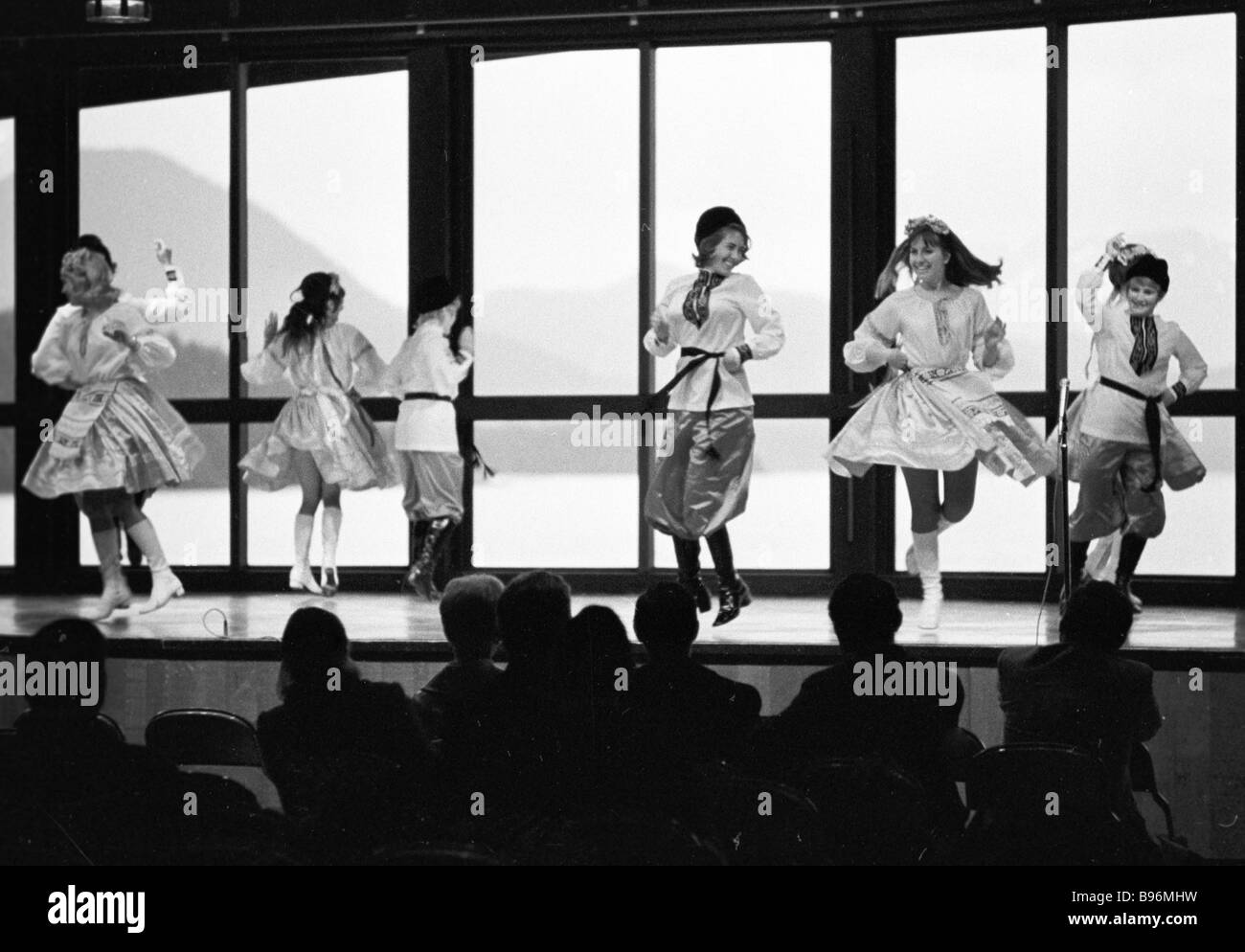 Women of Sitka Alaska performing the Russian dance Stock Photo - Alamy
