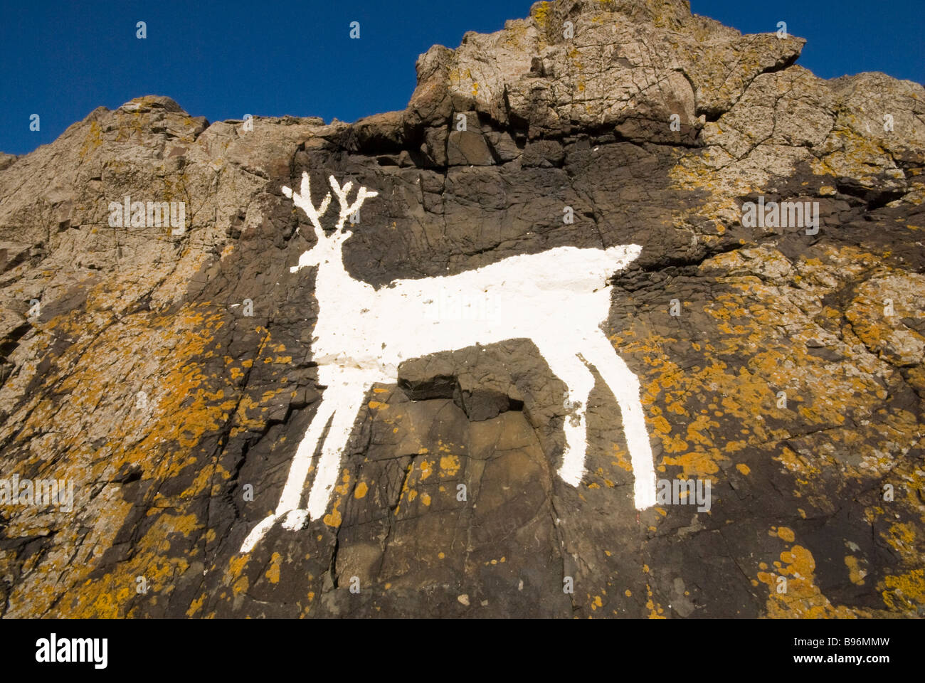 Stag Rock, Bamburgh Stock Photo - Alamy