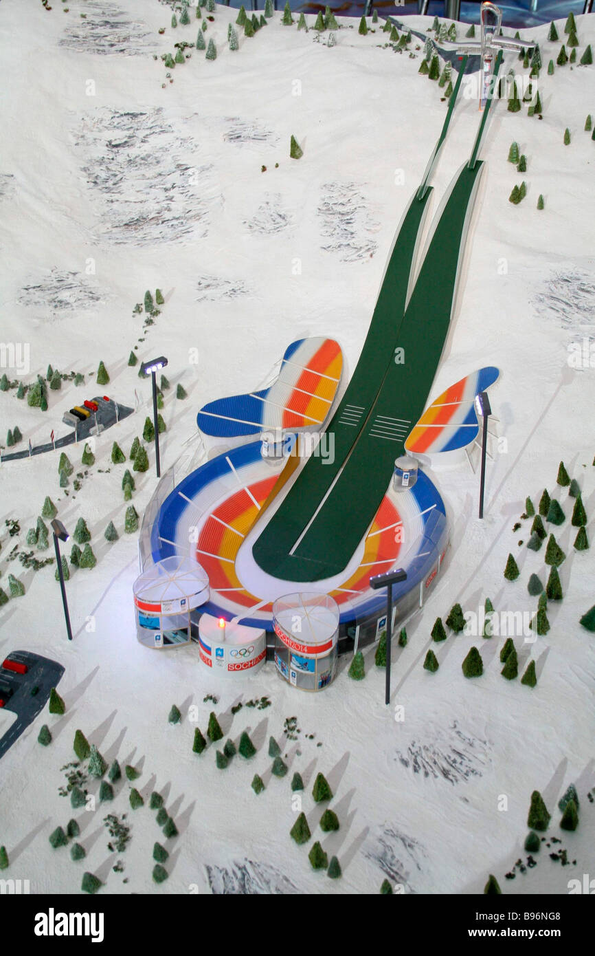 Olympic project models are exhibited at the 6th international ...
