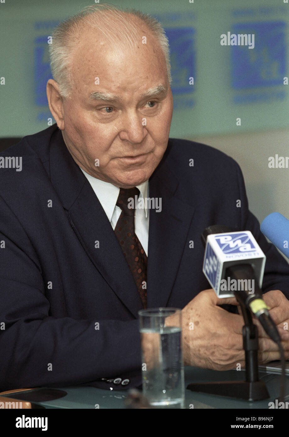 Mikhail Lapshin chairman Agrarian Party of Russia during news conference Stock Photo - Alamy