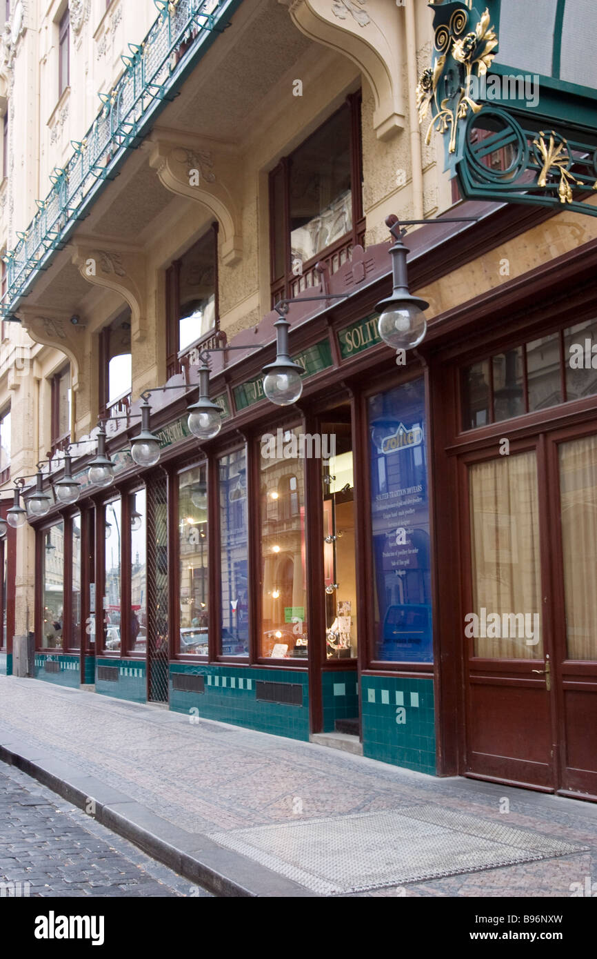 Empty narrow alleyway with street lights hi-res stock photography and ...