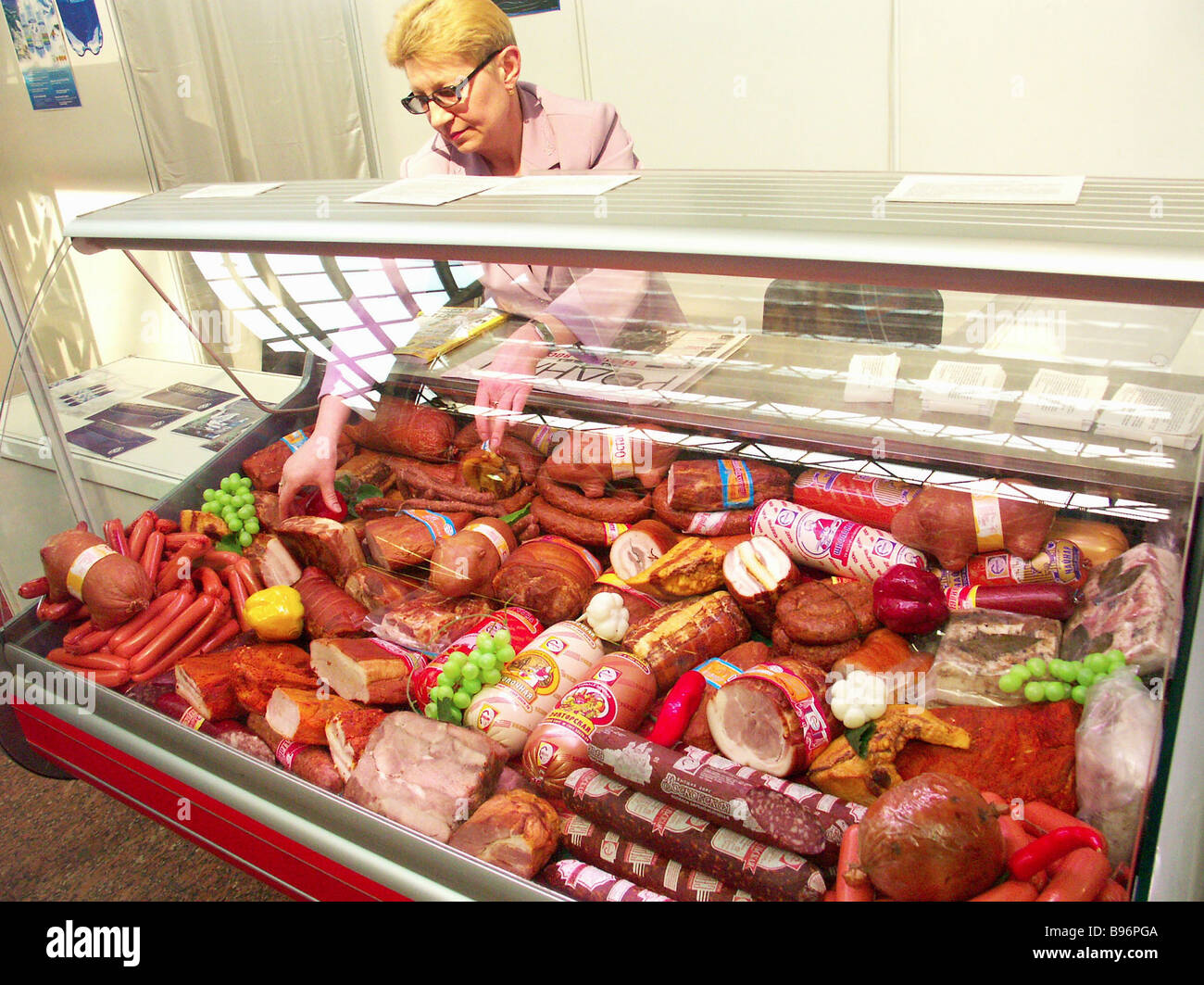 At the exposition All Russia Trademark 21st Century Quality Stock Photo ...