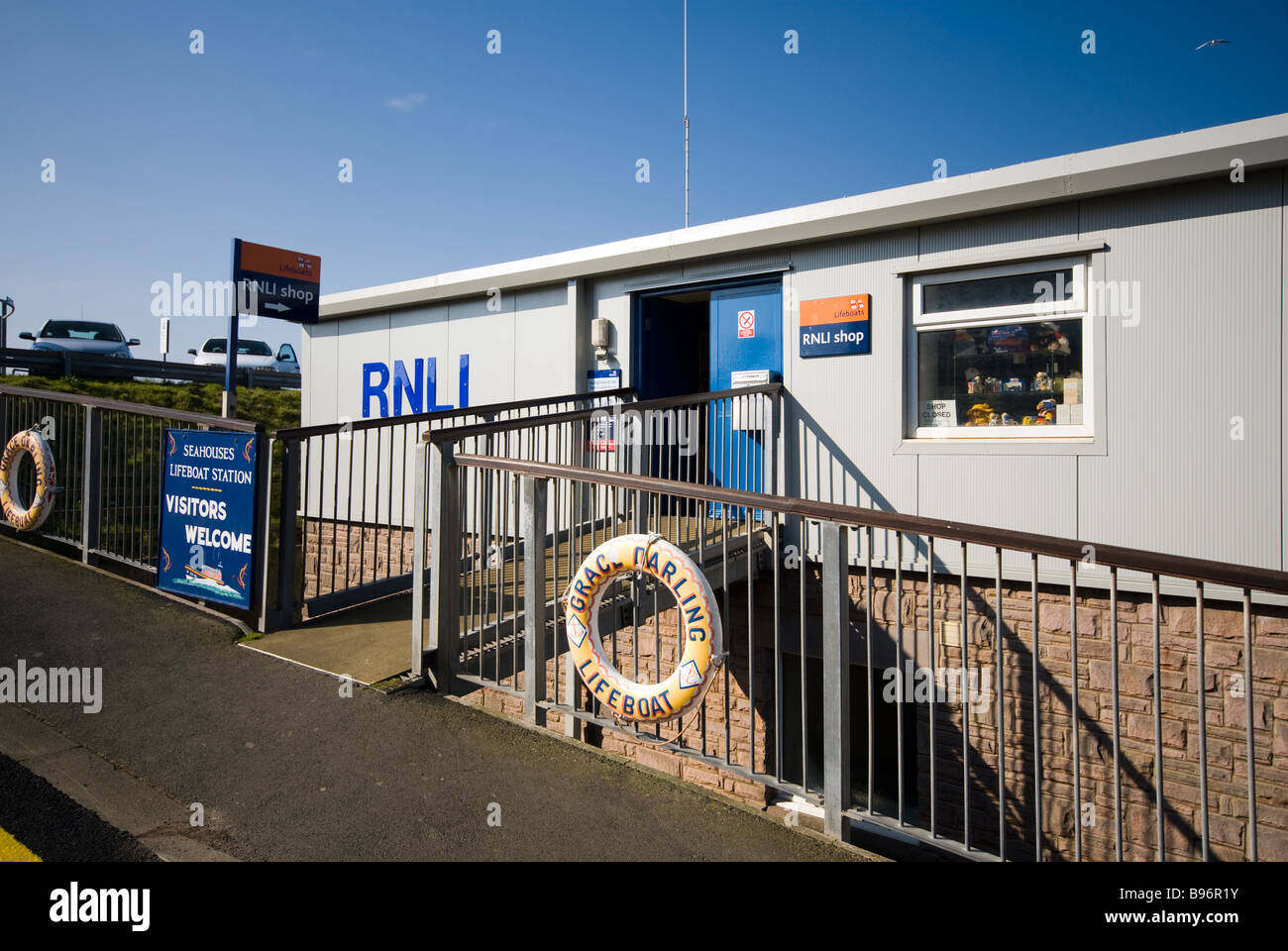 RNLI station, Seahouses Stock Photo - Alamy