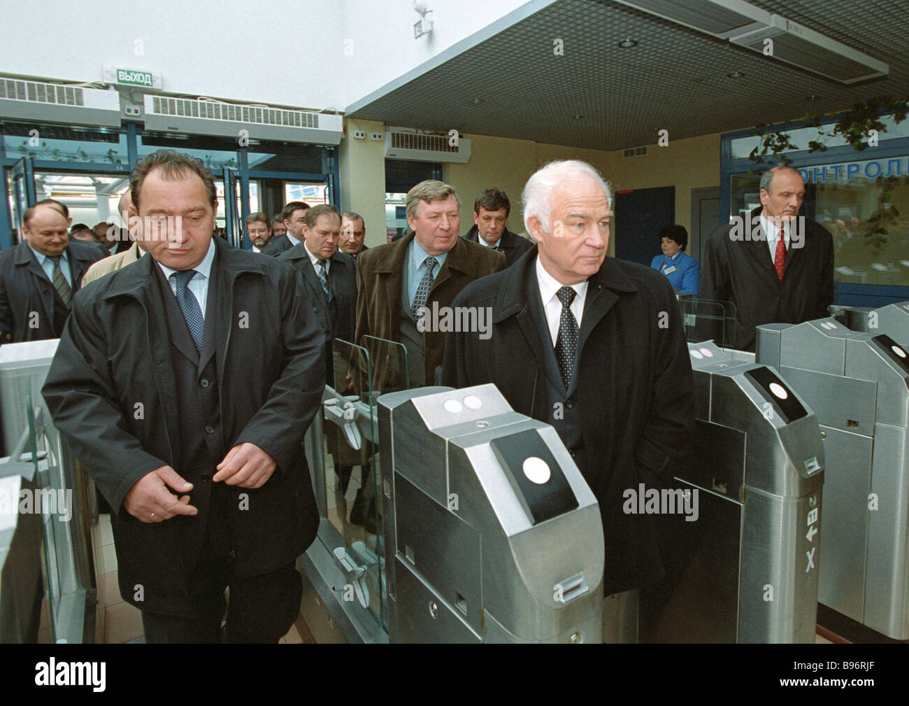 Russian Railways RZD president Gennady Fadeev visits new railway ...