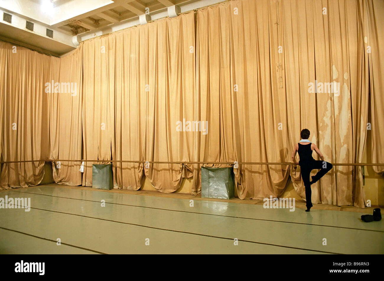 Ballet soloist Sergei Filin in the rehearsal room of Bolshoi Stock ...