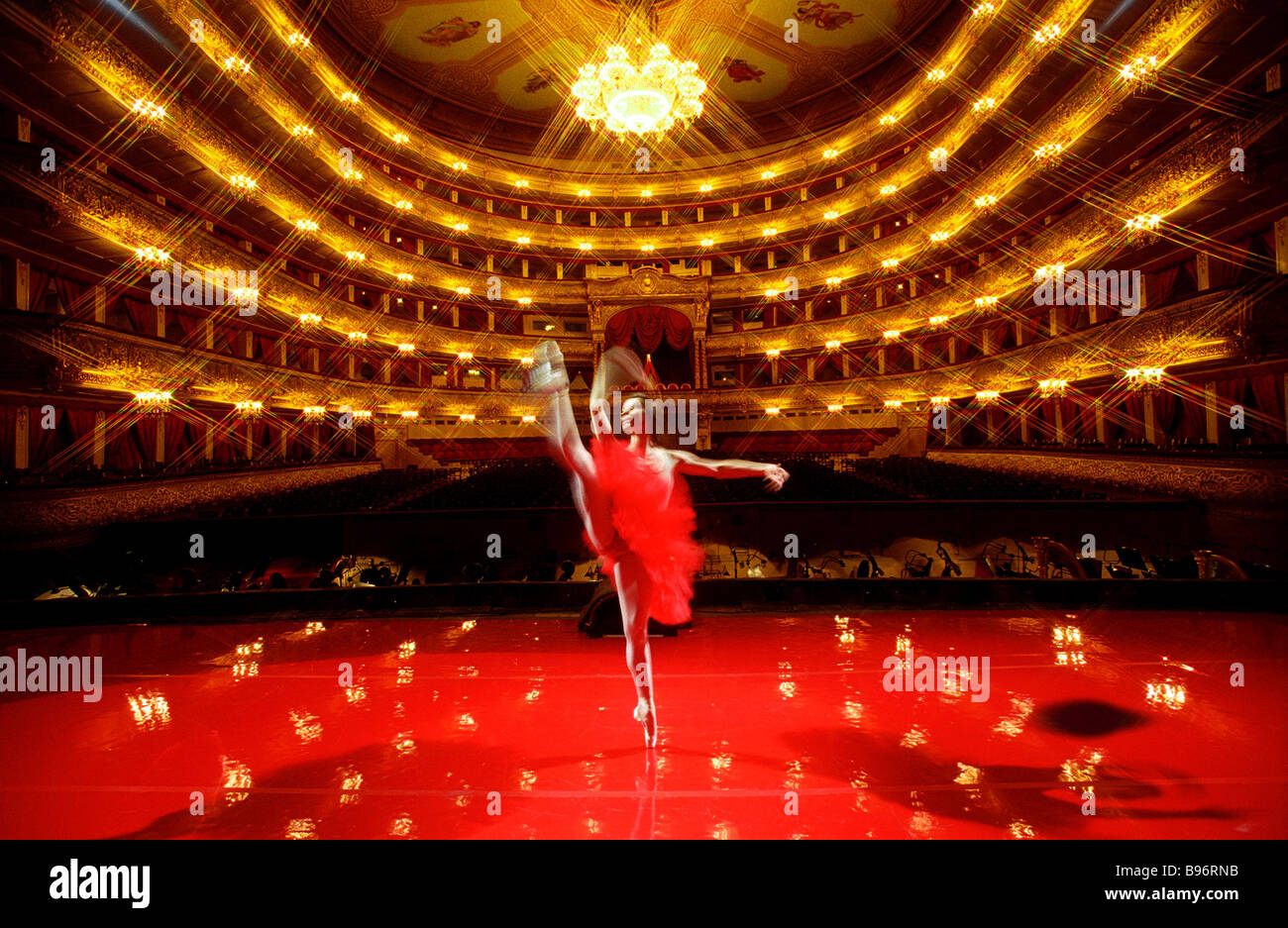 The ballet in the Bolshoi Theatre Stock Photo - Alamy