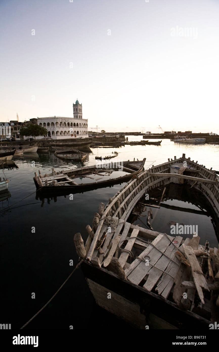 Comoros, Grande Comore, Moroni Harbour, sunset Stock Photo - Alamy