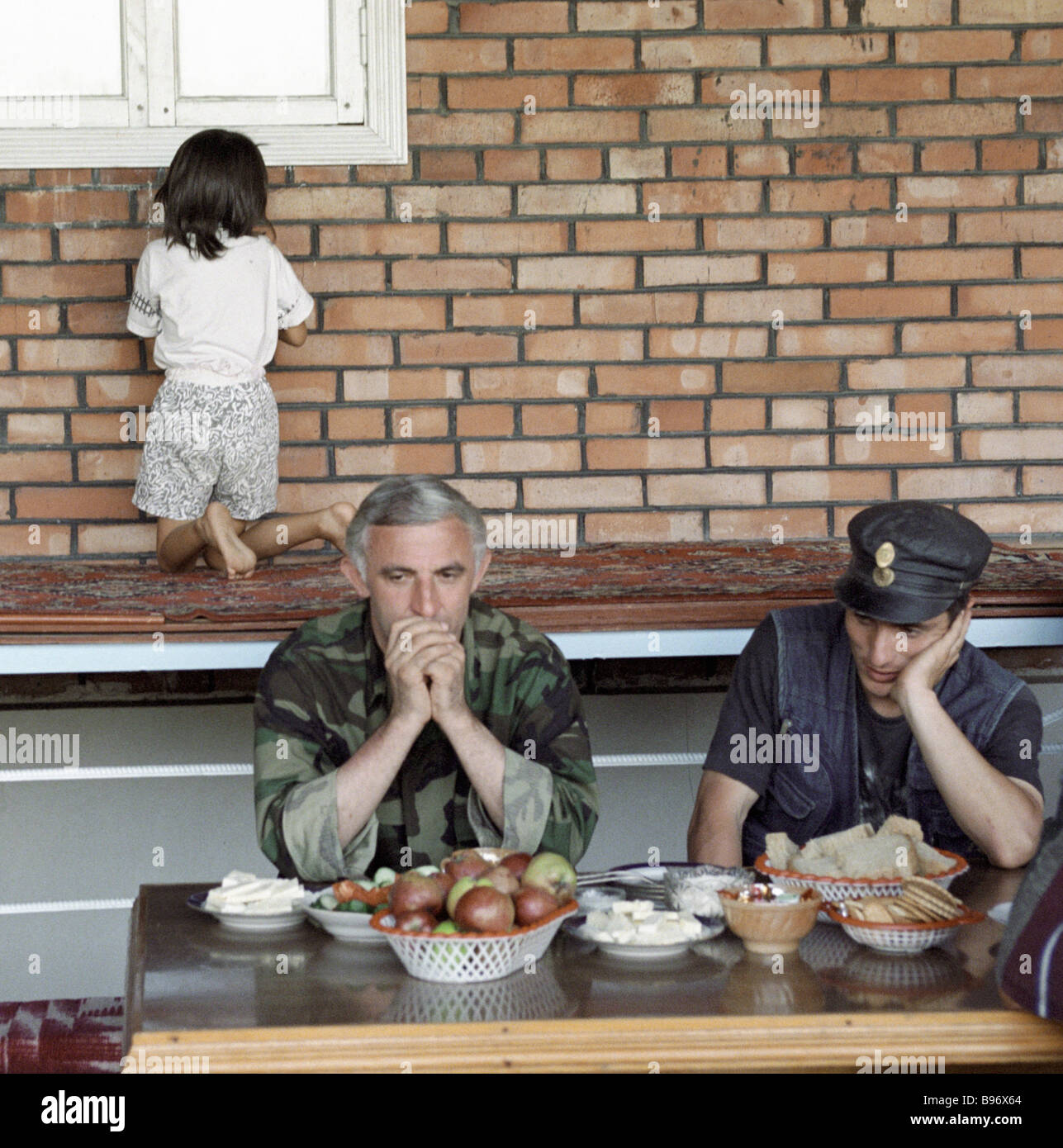 Chechen militants leader Aslan Maskhadov Stock Photo - Alamy