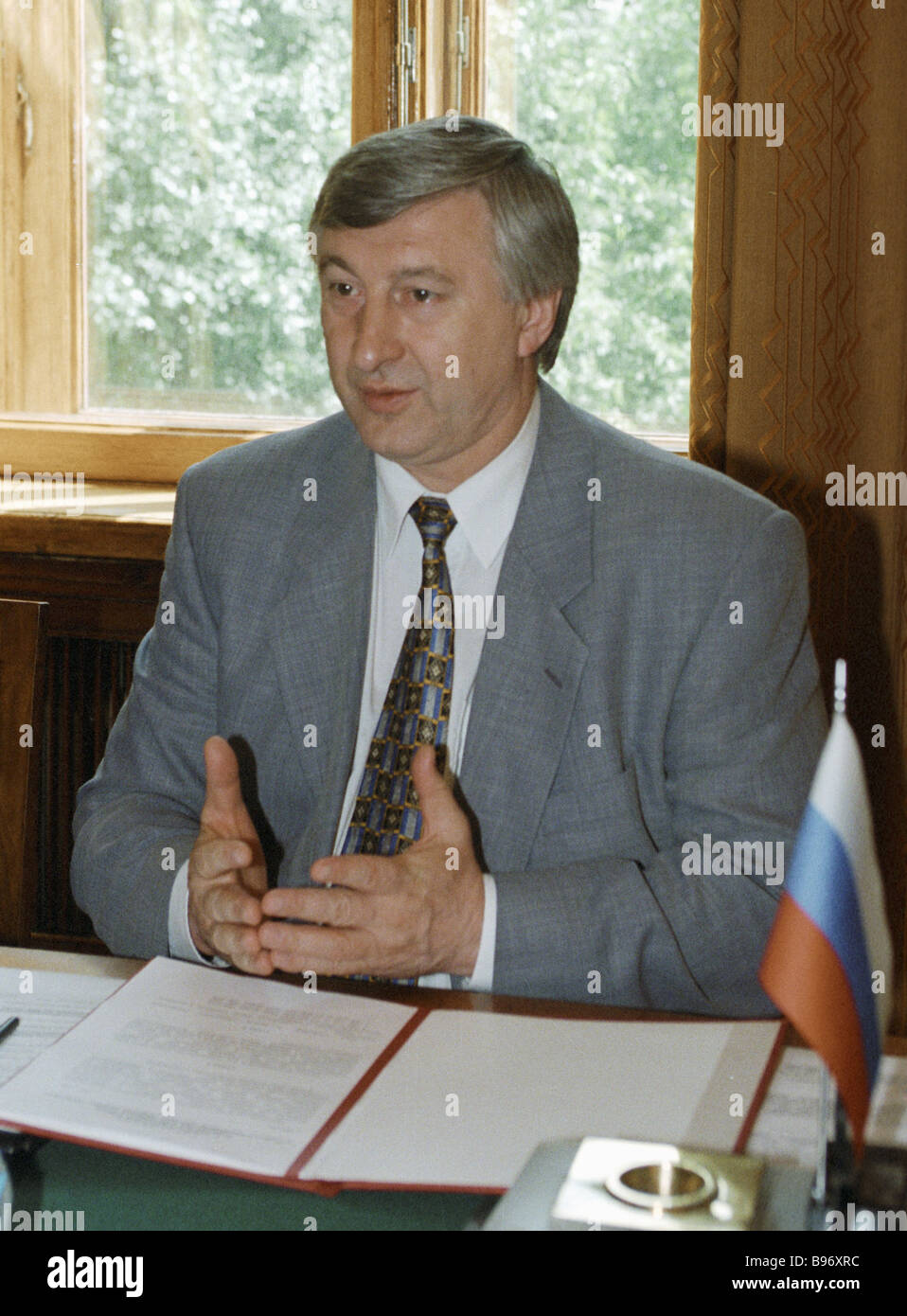 Russian Minister of Railways Nikolai Aksenenko Stock Photo - Alamy
