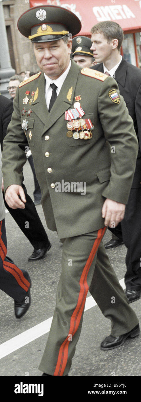 The State Duma Defense Committee chairman Lev Rokhlin leader of the all ...