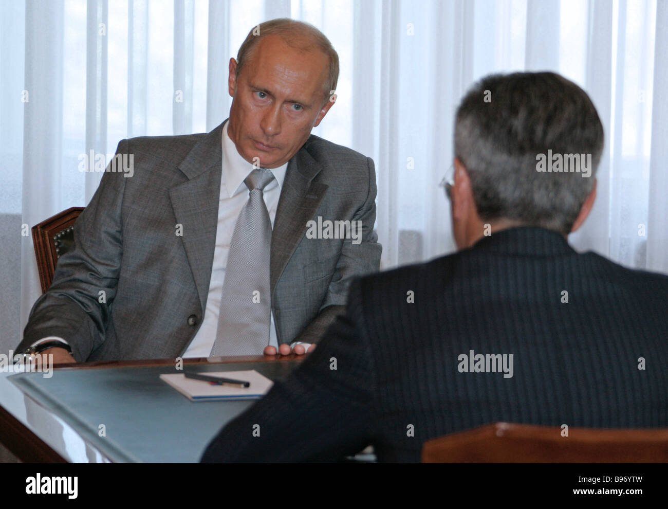 August 31 2007 Russian President Vladimir Putin left and Alexander ...
