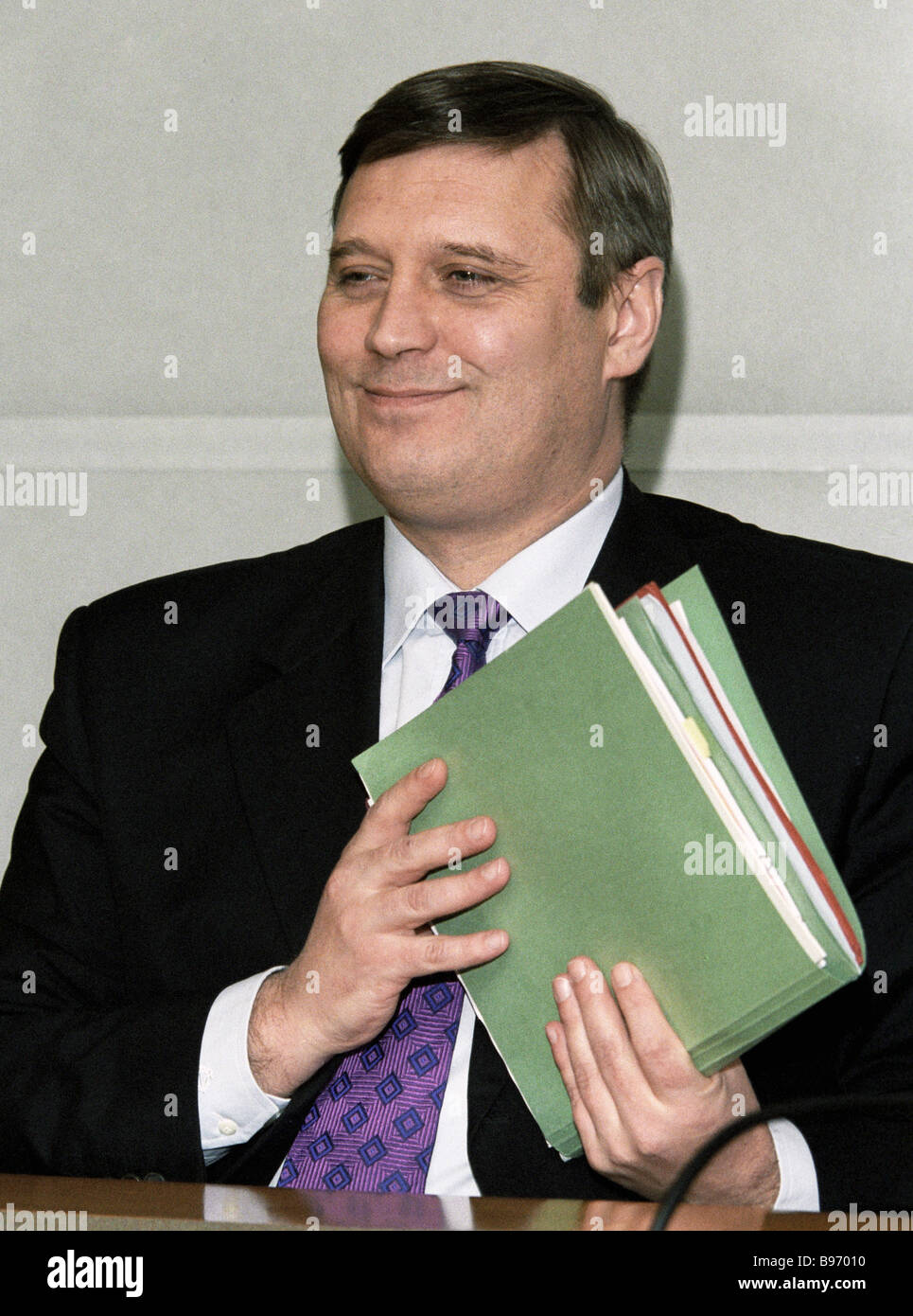 Russian Prime Minister Mikhail Kasyanov Stock Photo - Alamy