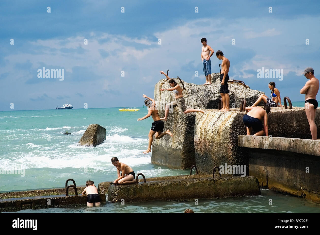 A beach in Sochi Stock Photo - Alamy