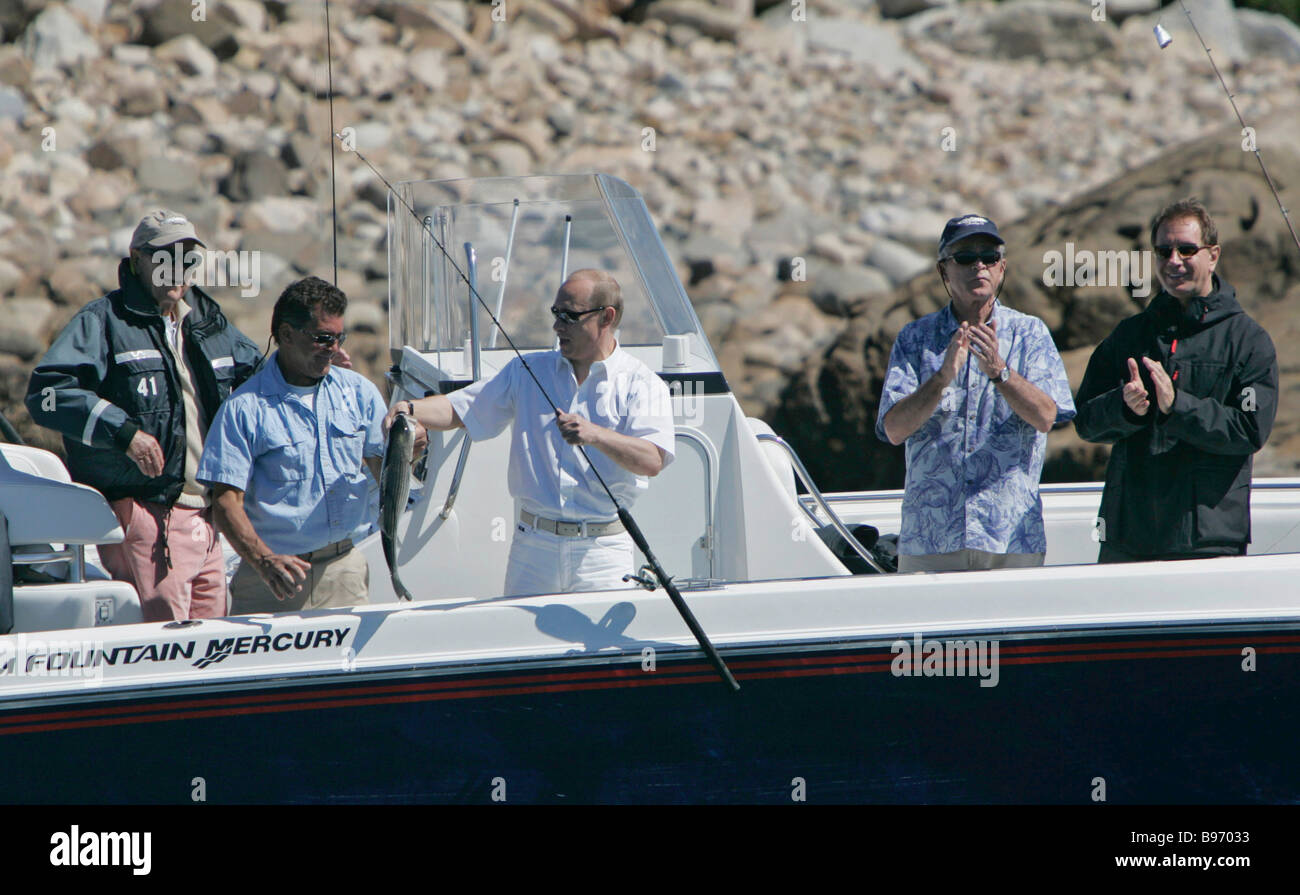 Vladimir Putin Fishing High Resolution Stock Photography and Images - Alamy