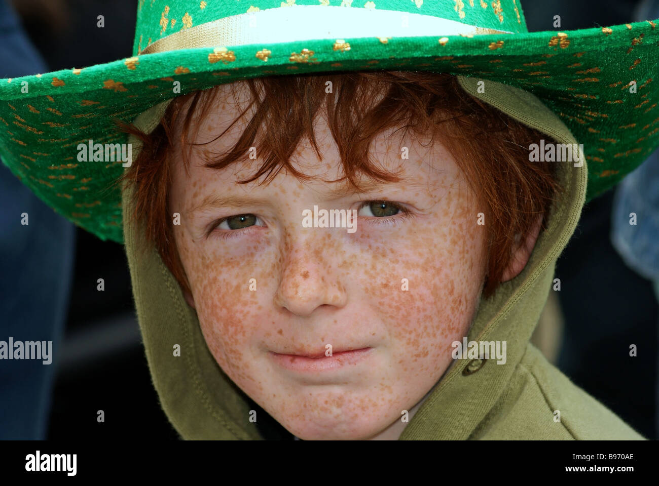 Young red haired boy freckles hi-res stock photography and images - Alamy