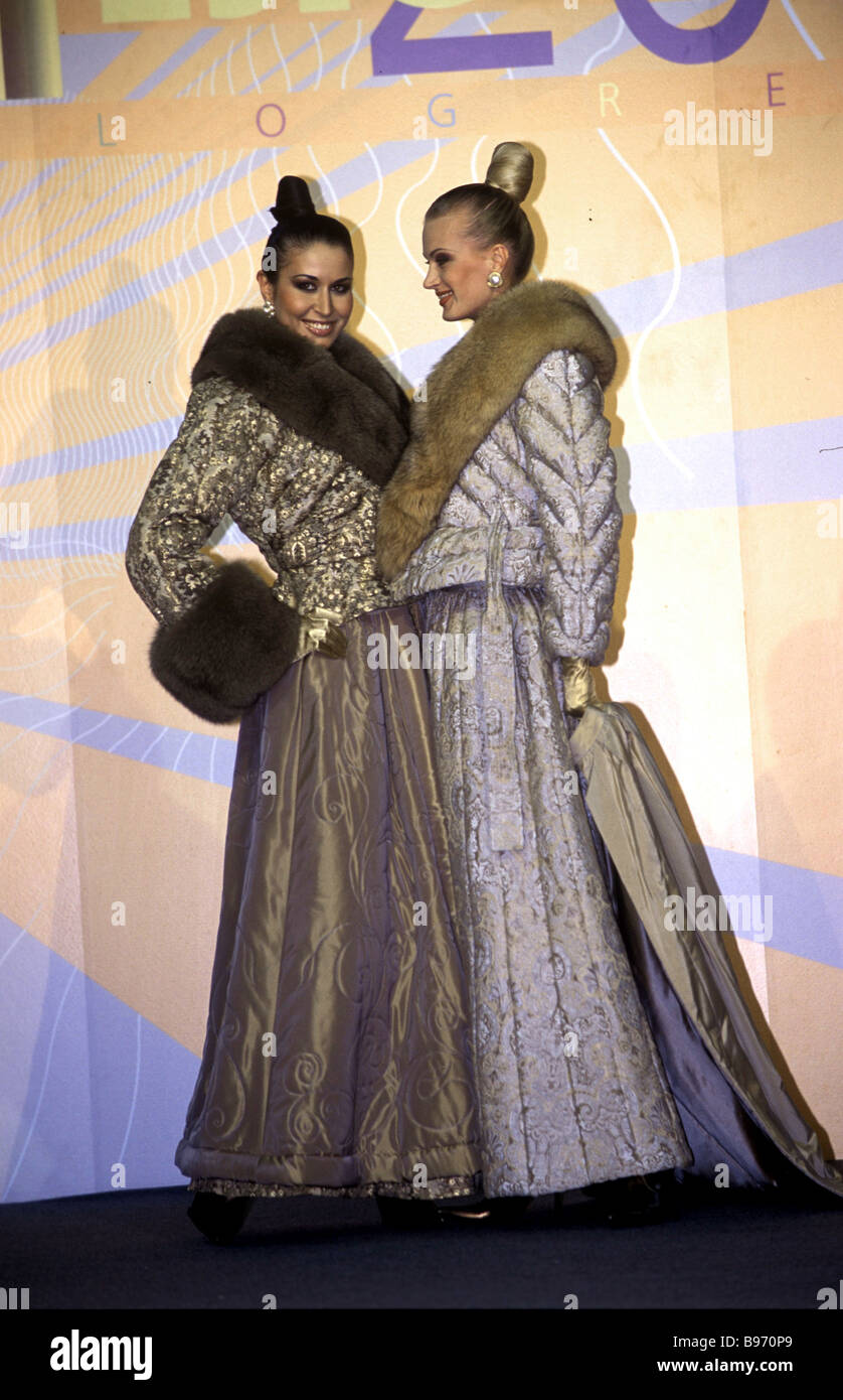 Models on a catwalk during an opening ceremony of the International ...