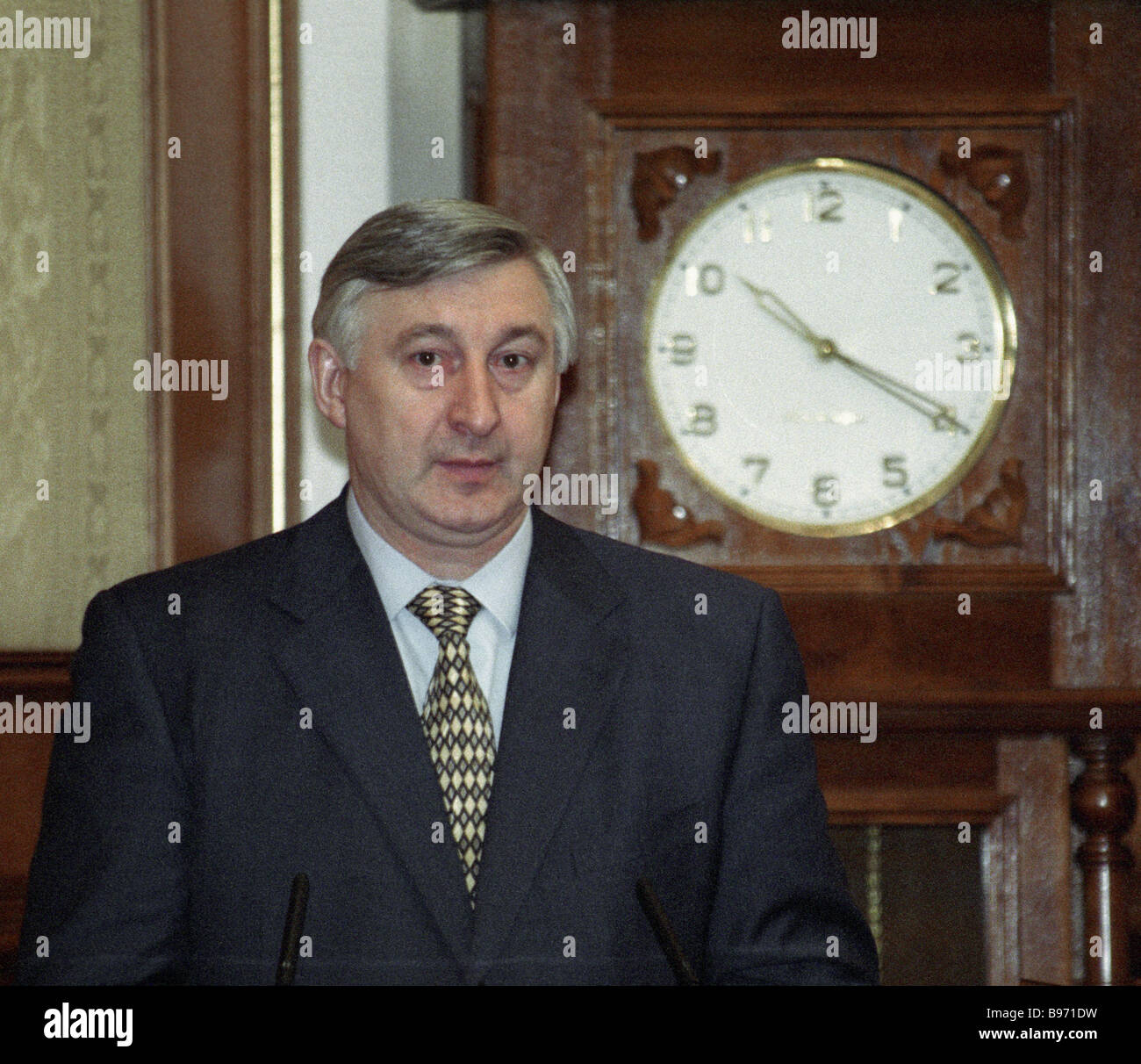 Railway Transport Minister Nikolai Aksenenko Stock Photo - Alamy
