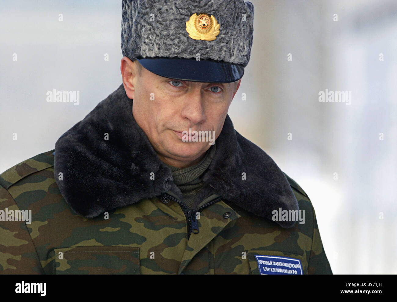 Russian President Vladimir Putin at the Plesetsk Cosmodrome Stock Photo ...