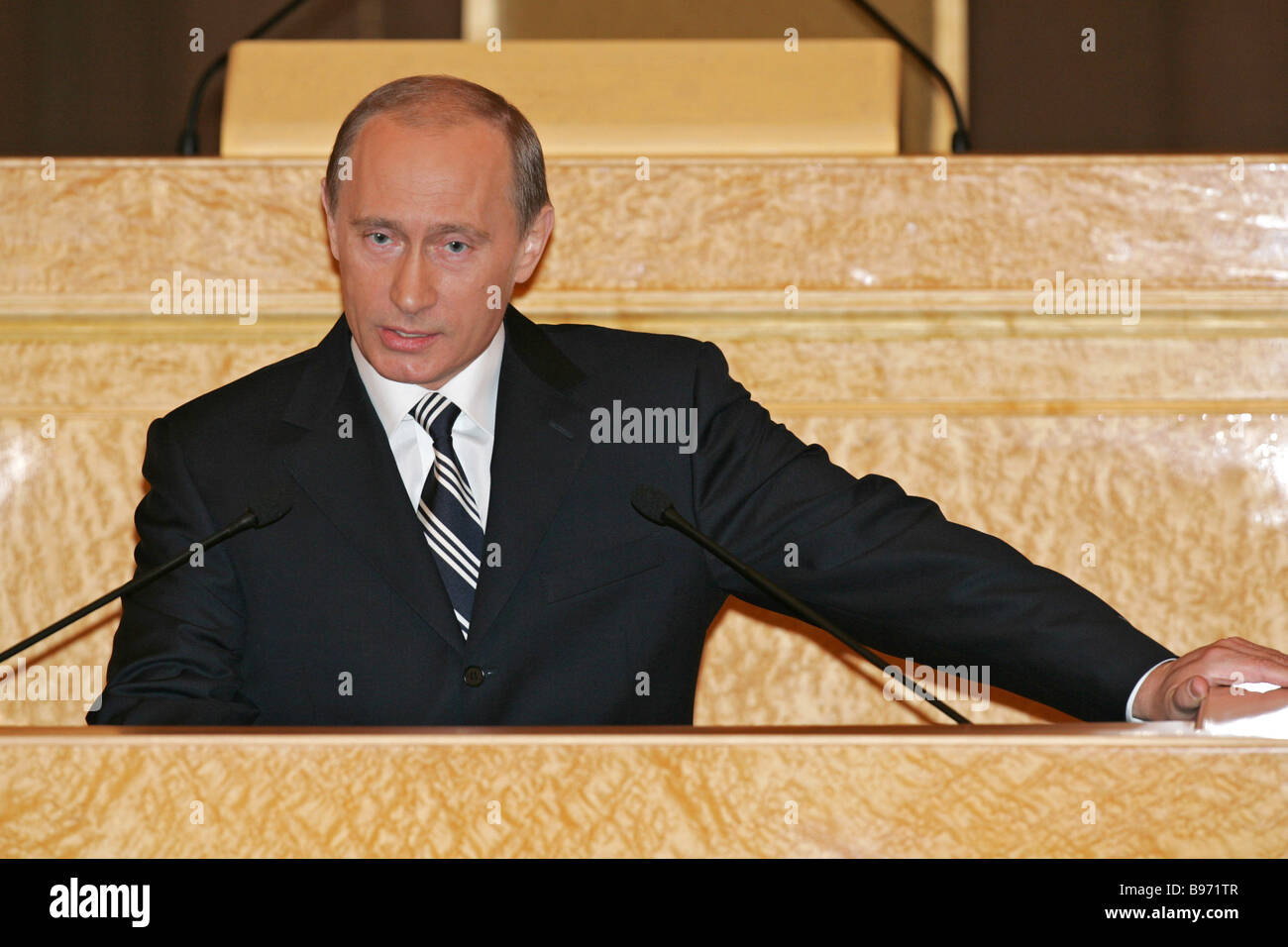 Russian President Vladimir Putin delivers annual state of the nation ...