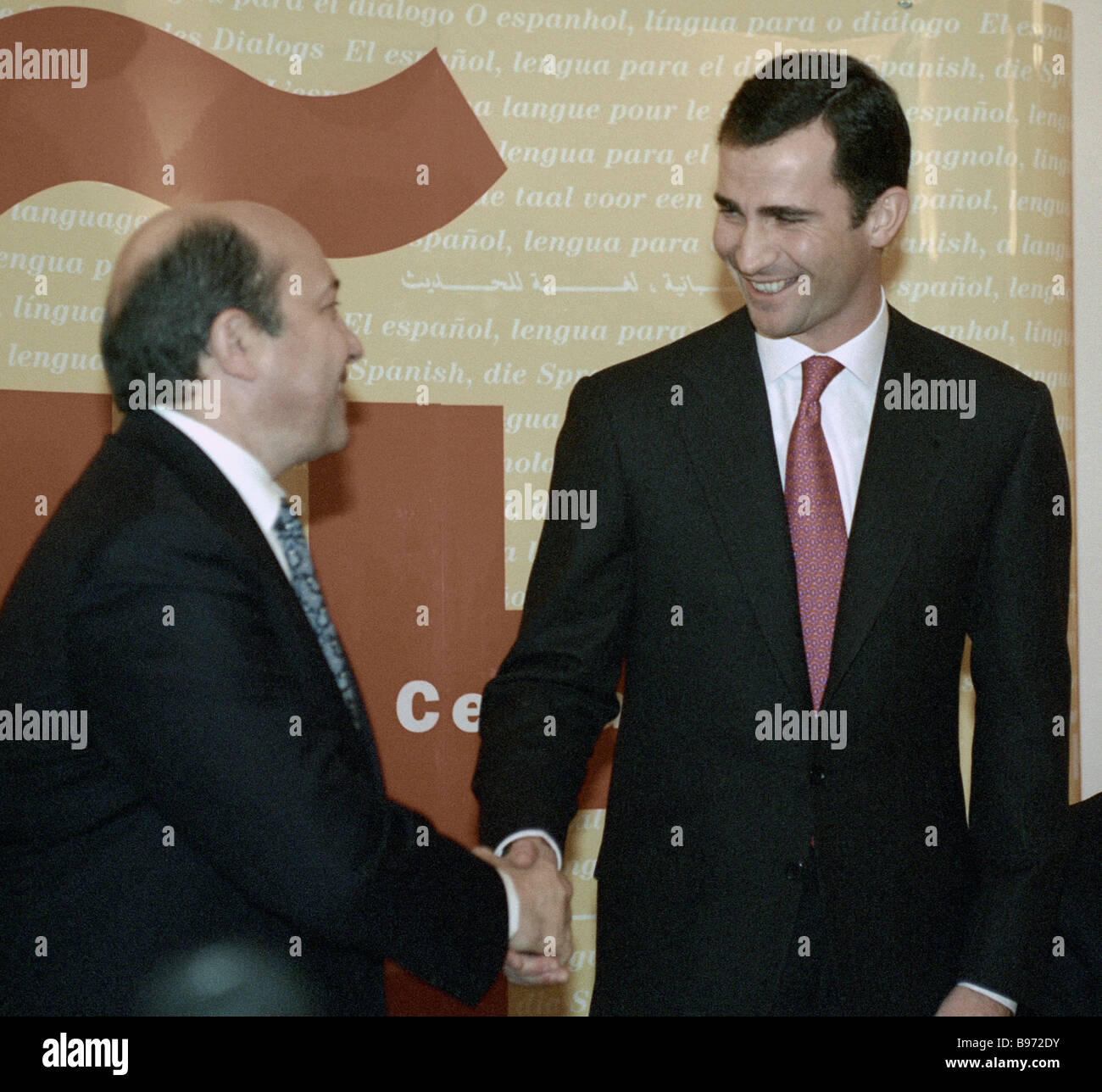 Foreign Minister Igor Ivanov left and Spain s heir to the throne Prince ...
