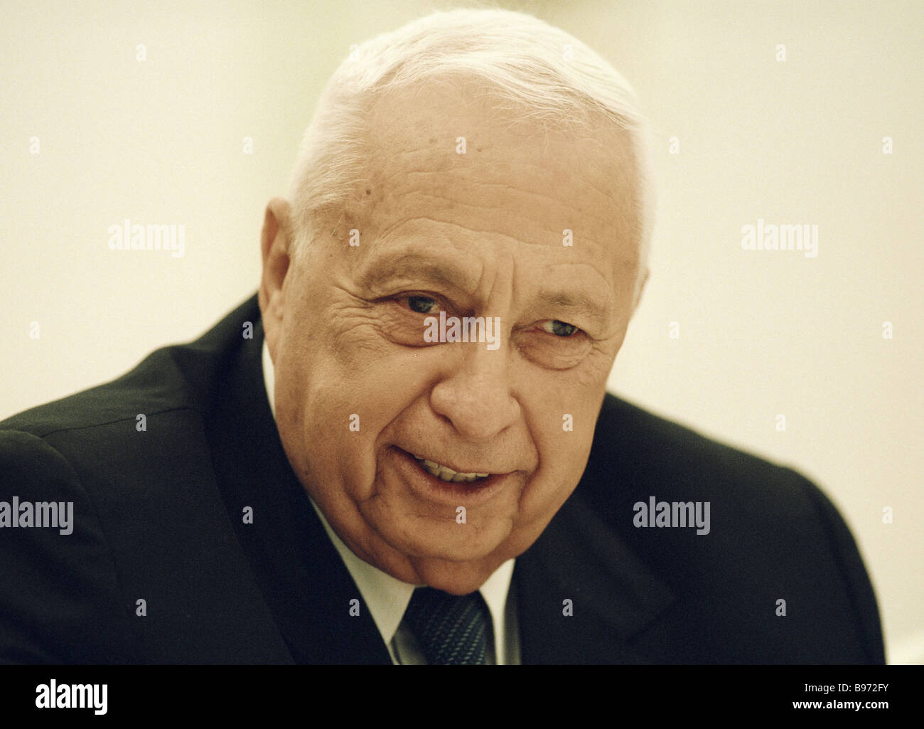 Israeli Prime Minister Ariel Sharon Stock Photo - Alamy