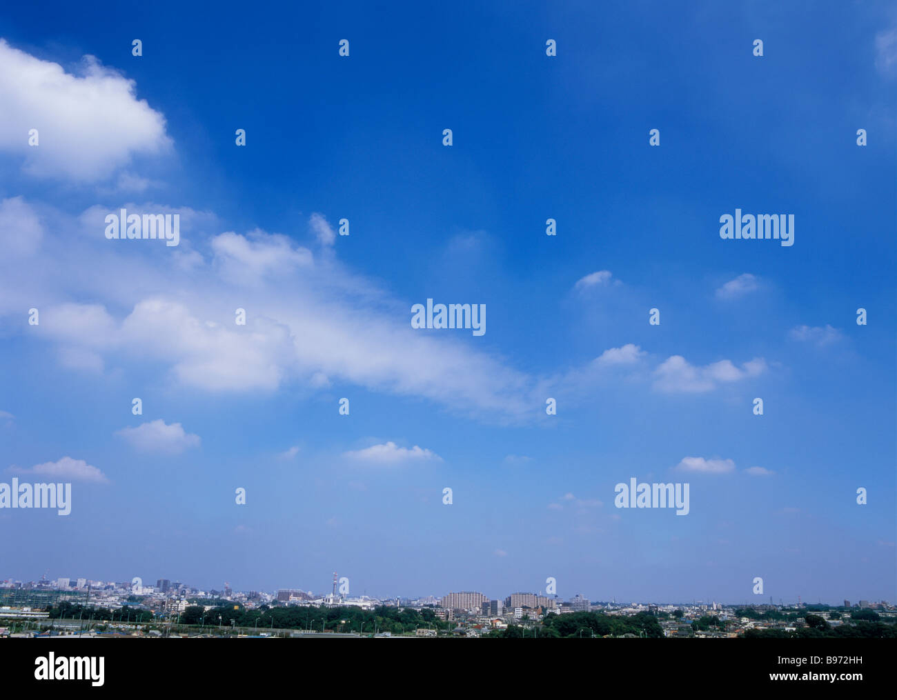 Humilis and stratus clouds Stock Photo - Alamy