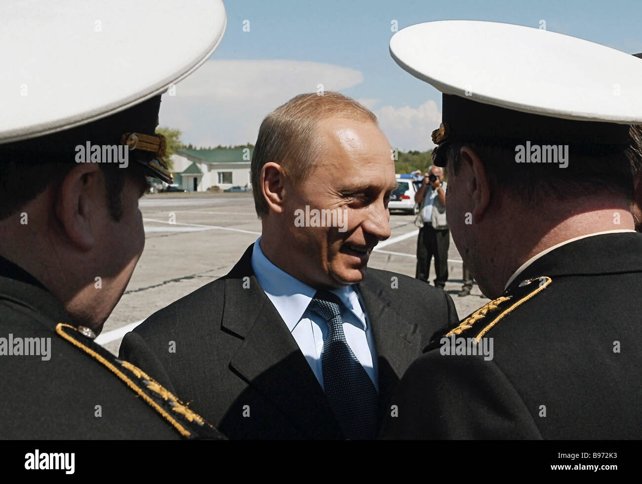 Russian President Vladimir Putin after his official visit to Britain ...