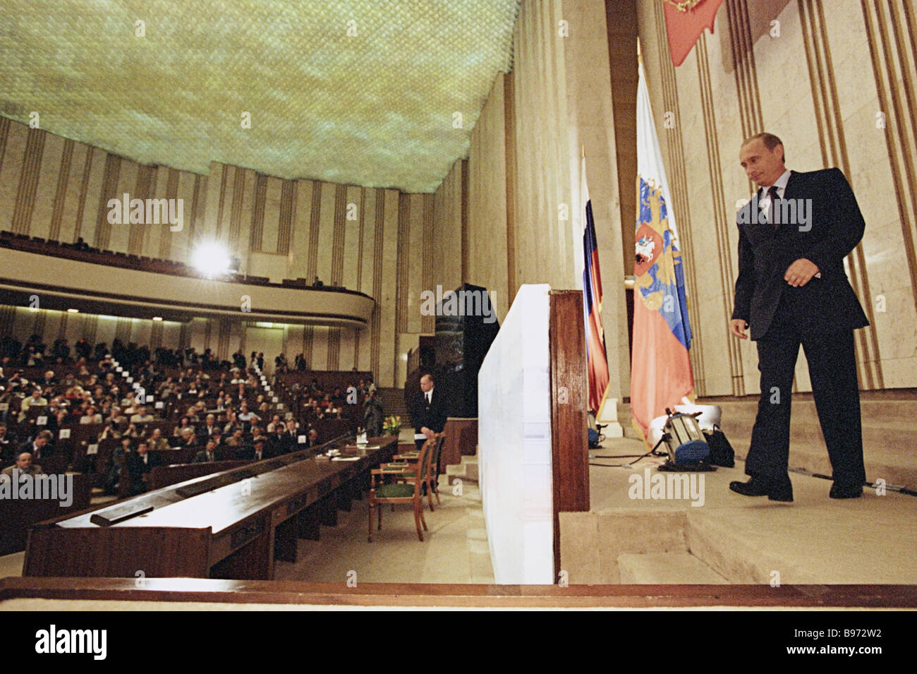 Russian President Vladimir Putin addressed a news conference in the ...