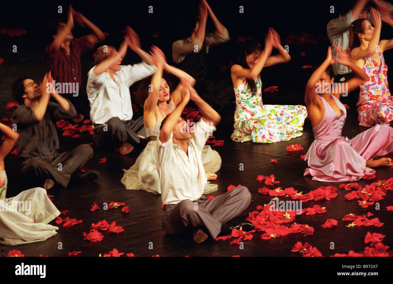 Members of Pina Bausch s dance troupe Germany perform in The Window ...