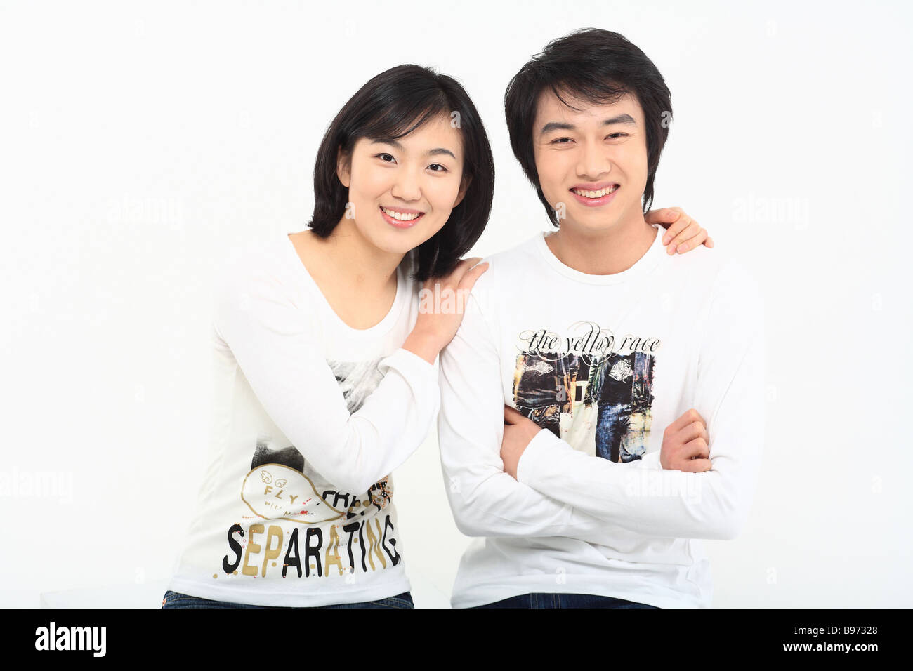 Everyday Life of Young Couple Stock Photo - Alamy