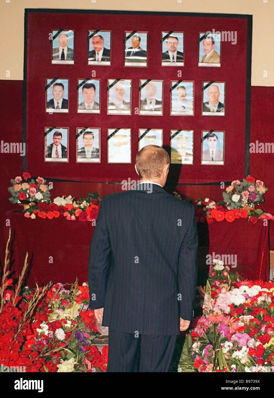 Russian President Vladimir Putin at the Resurrection Church of Yuzhno ...