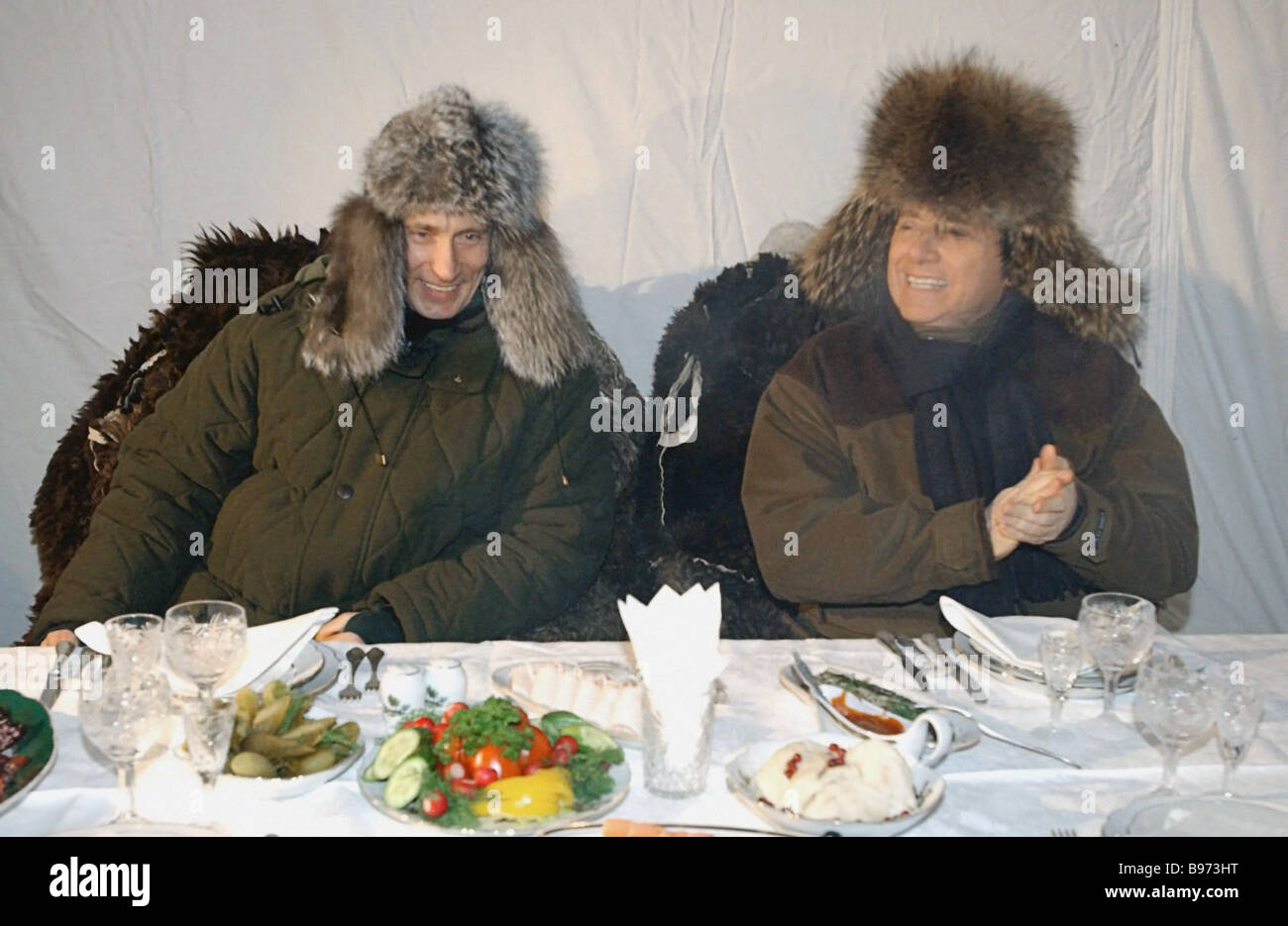 Russian President Vladimir Putin and Italian Prime Minister Silvio ...