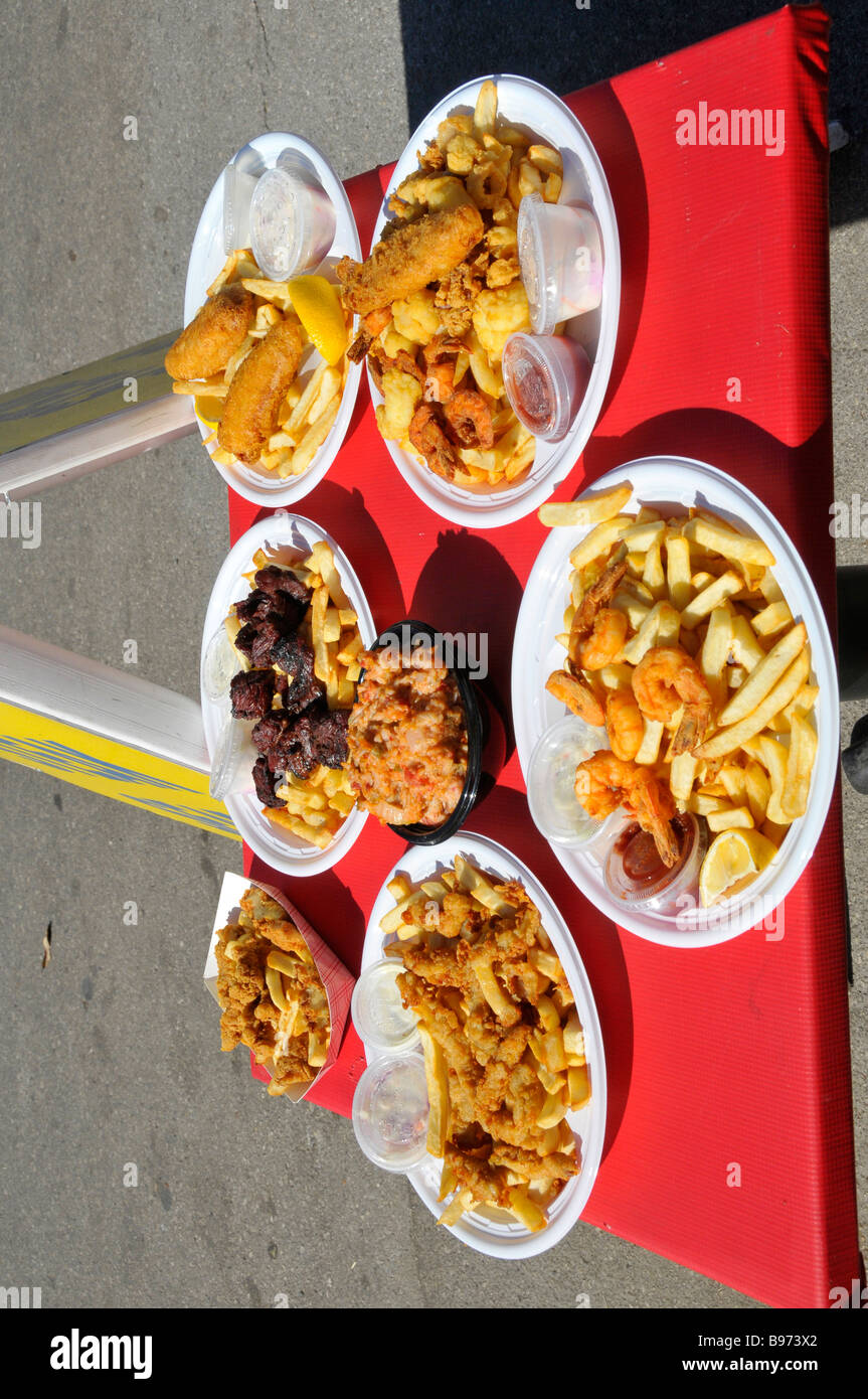 Food Sample Display at Florida State Fairgrounds Tampa Stock Photo - Alamy