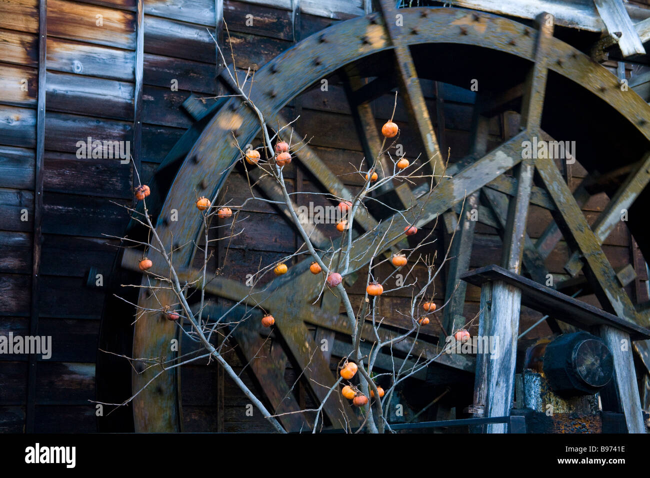 Wooden water wheel hi-res stock photography and images - Alamy