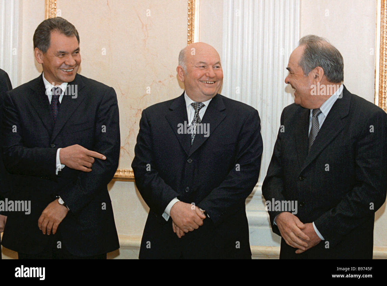Members of the United Russia Supreme Council left to right Emergencies ...
