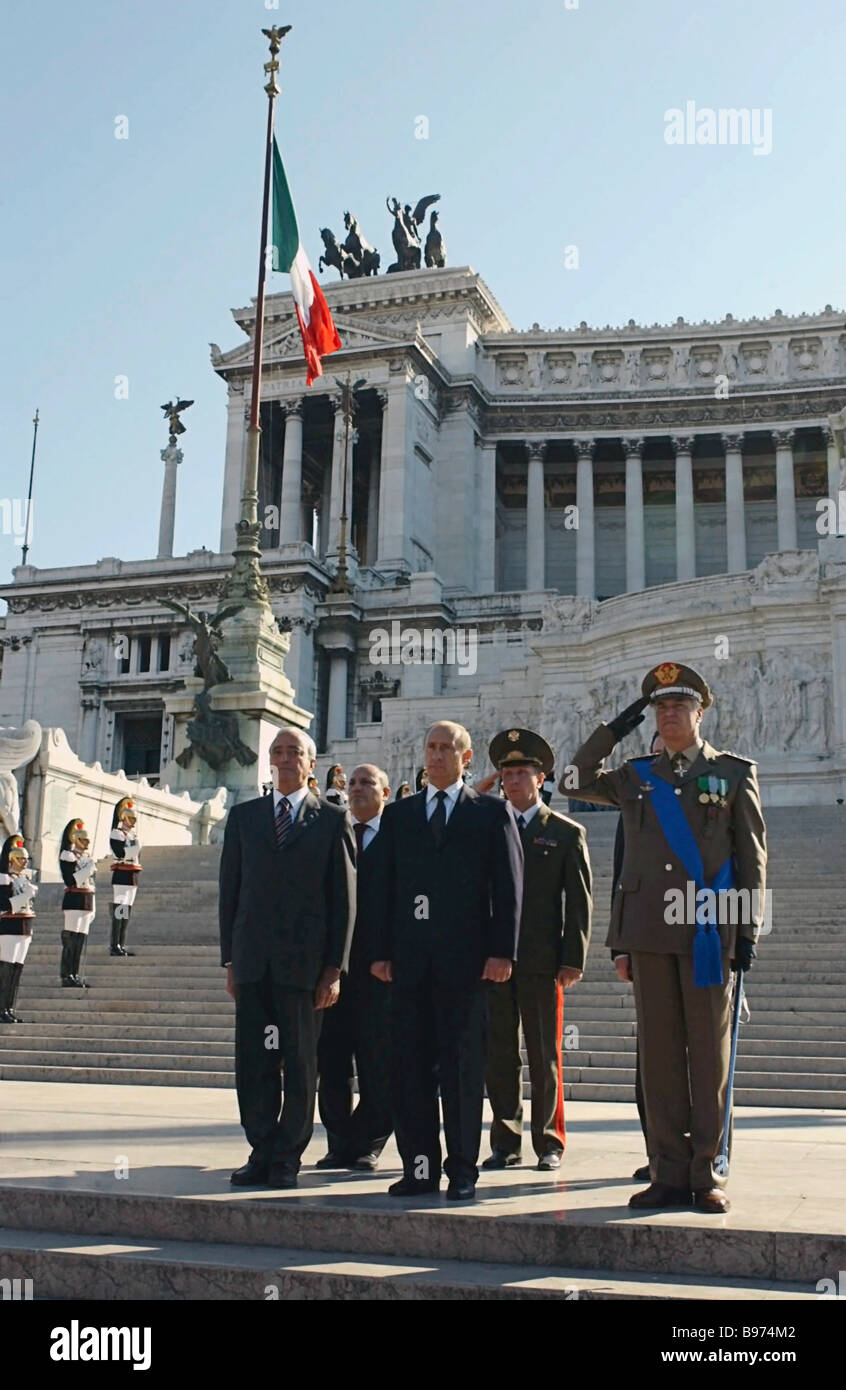 Russian President Vladimir Putin on a state visit to Italy after ...