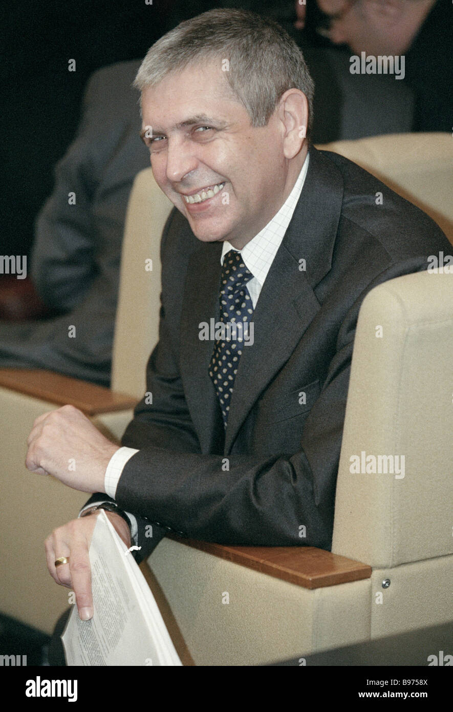 Sergei Shatalov deputy finance minister Stock Photo - Alamy
