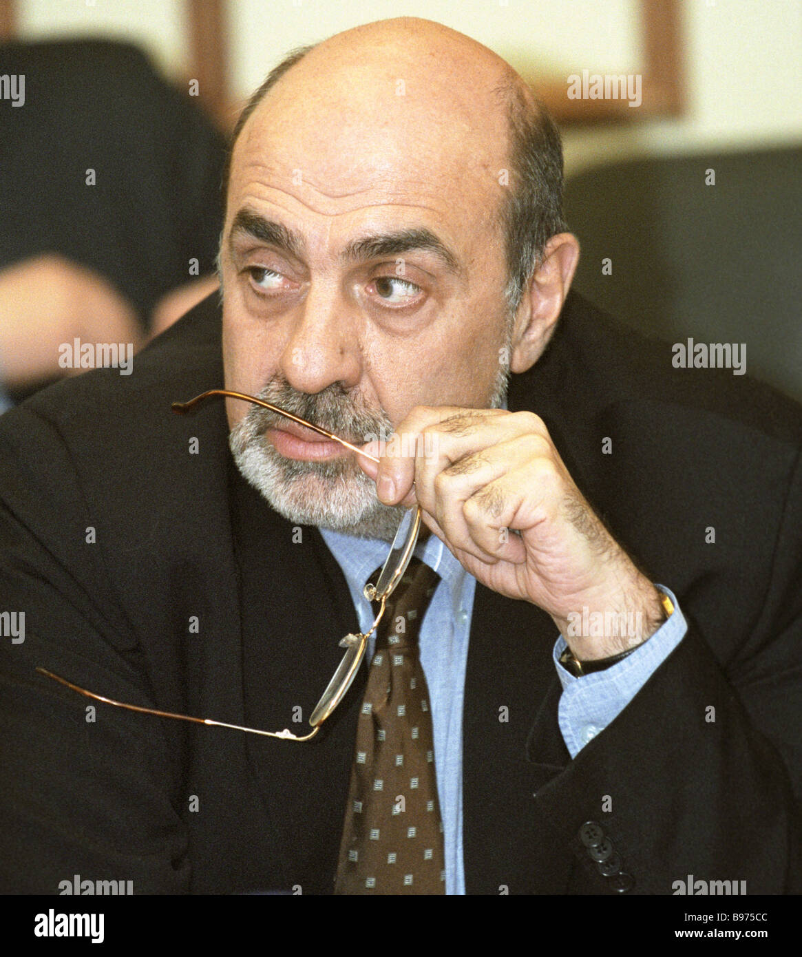 Igor Bunin director of the Center for Political Technologies attends ...