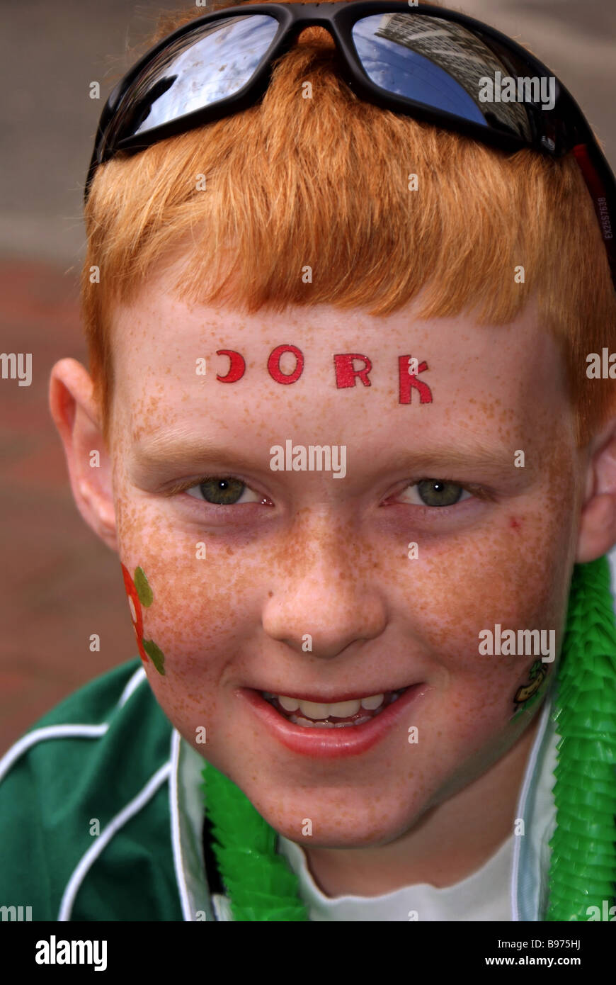 Irish boy red hair freckles hi-res stock photography and images - Alamy