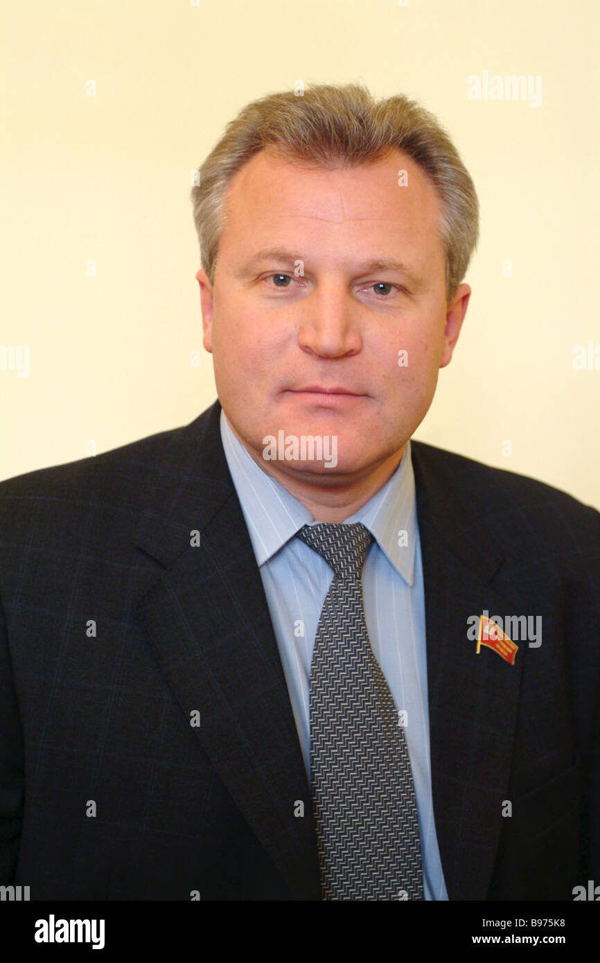 Sergei Koshman Moscow regional administration deputy head Stock Photo ...