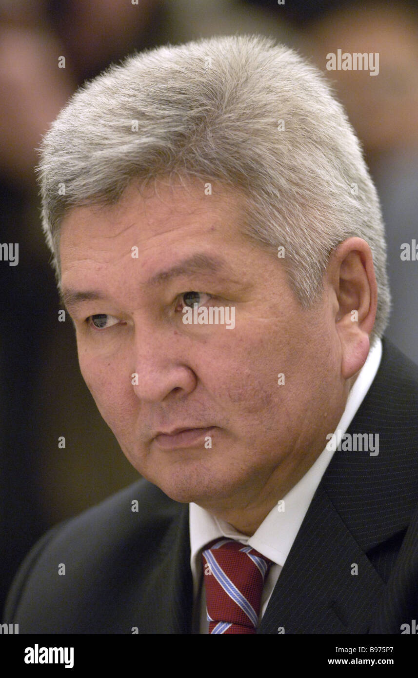 Prime Minister Felix Kulov of Kyrgyzstan at President Vladimir Putin s ...