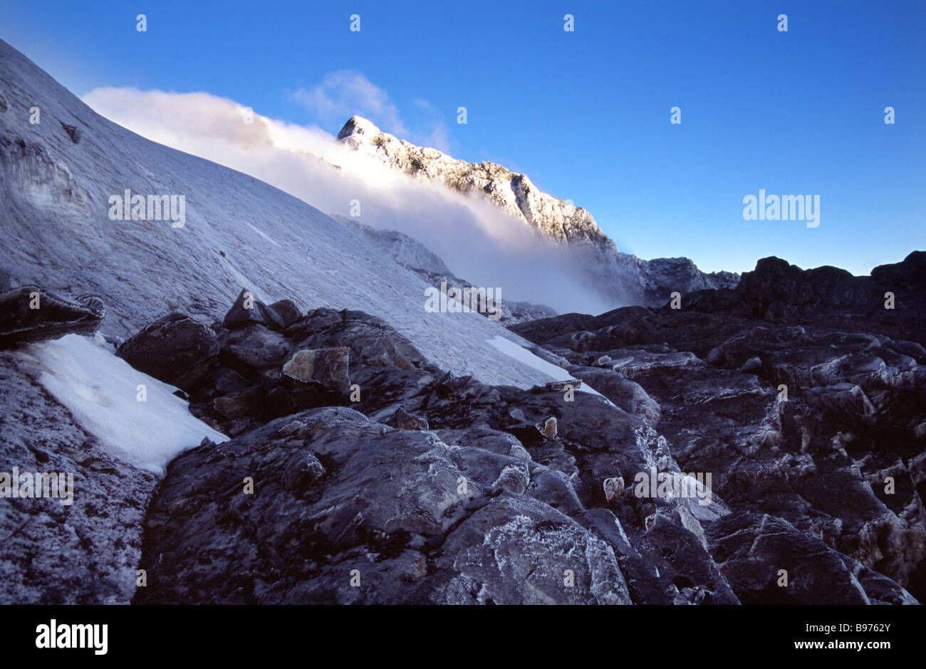Margherita Peak, Mt. Stanley, Ruwenzori Mountains Stock Photo - Alamy
