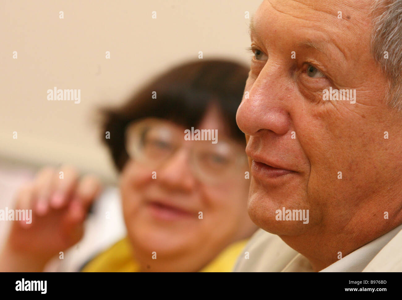 Konstantin Borovoi right and Valeria Novodvorskaya left at the ...