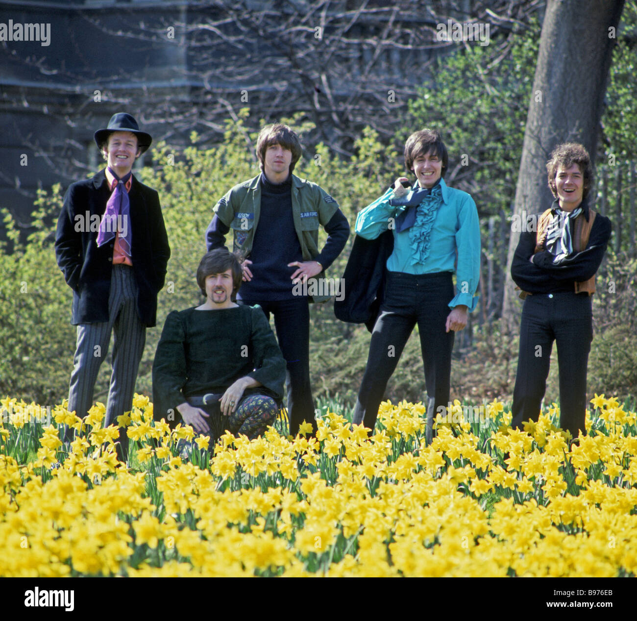 HOLLIES UK pop group in 1968 Stock Photo - Alamy