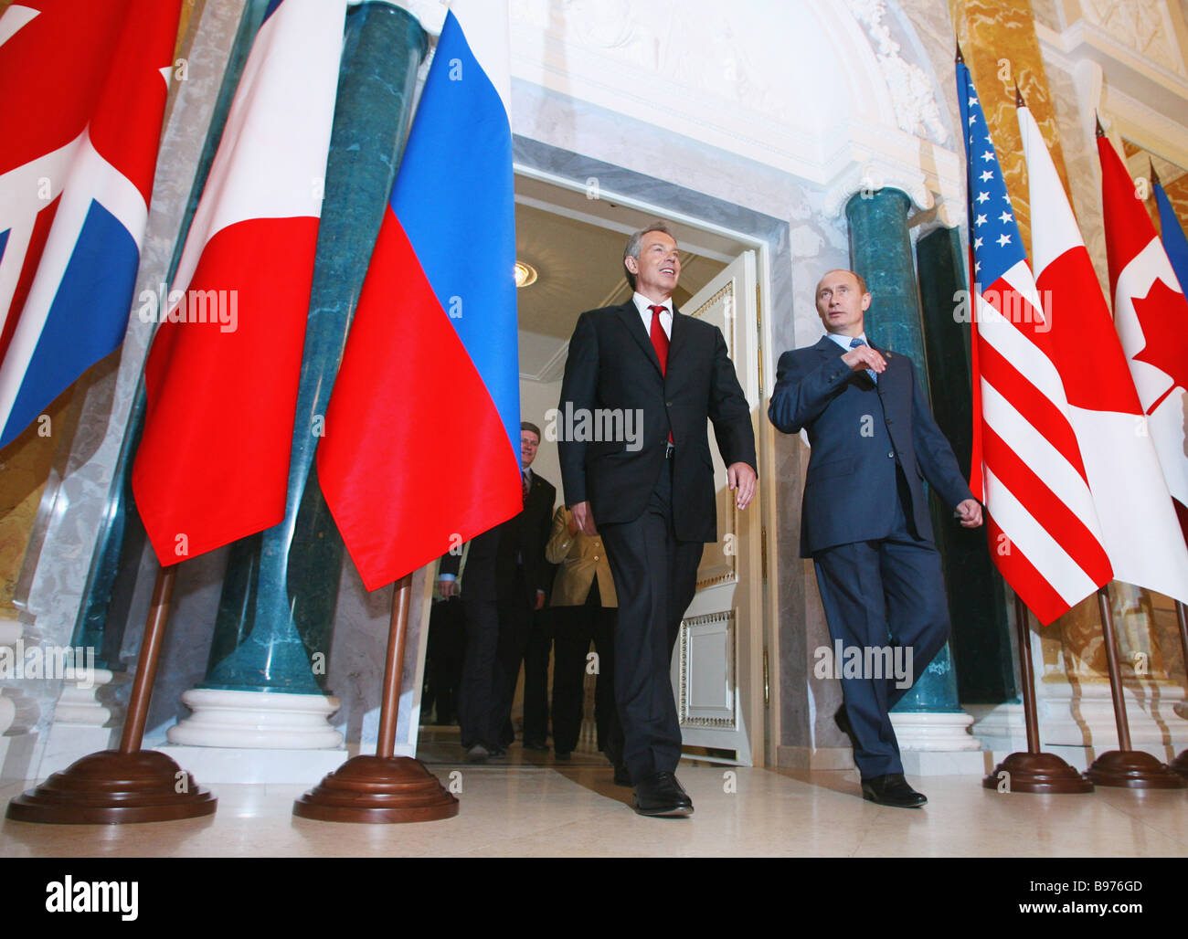 Russian President Vladimir Putin and Prime Minister of the United ...