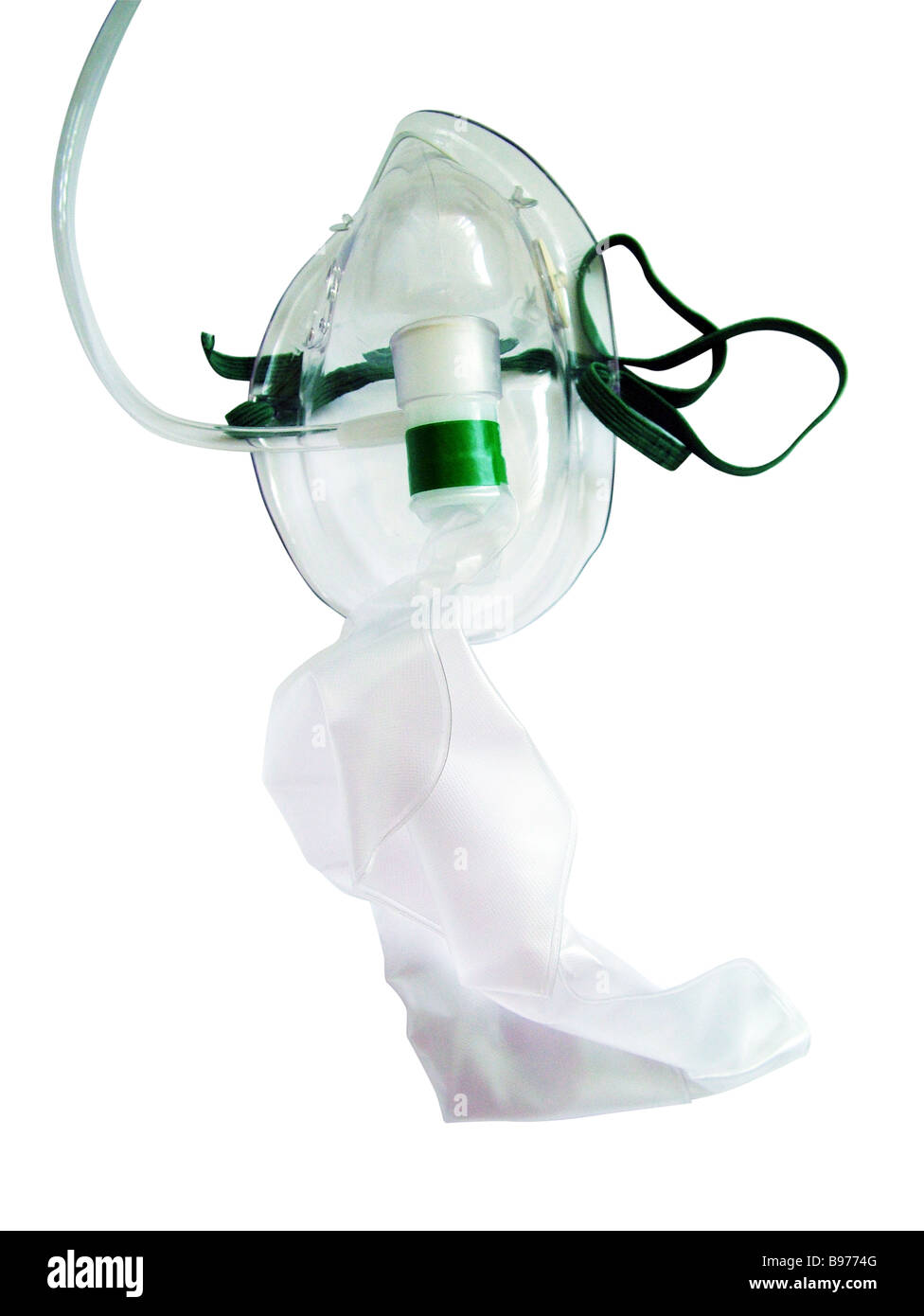 Patient oxygen mask Cut Out Stock Images & Pictures - Alamy